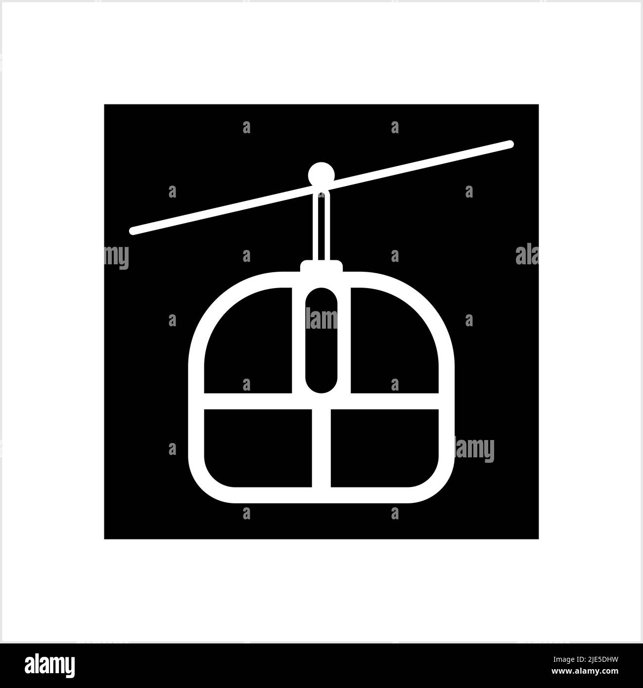 Cable Car Icon Vector Art Illustration Stock Vector Image & Art - Alamy