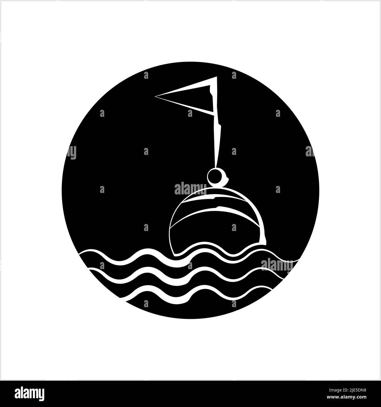 Buoy Icon, Float Buoy Icon Vector Art Illustration Stock Vector Image ...