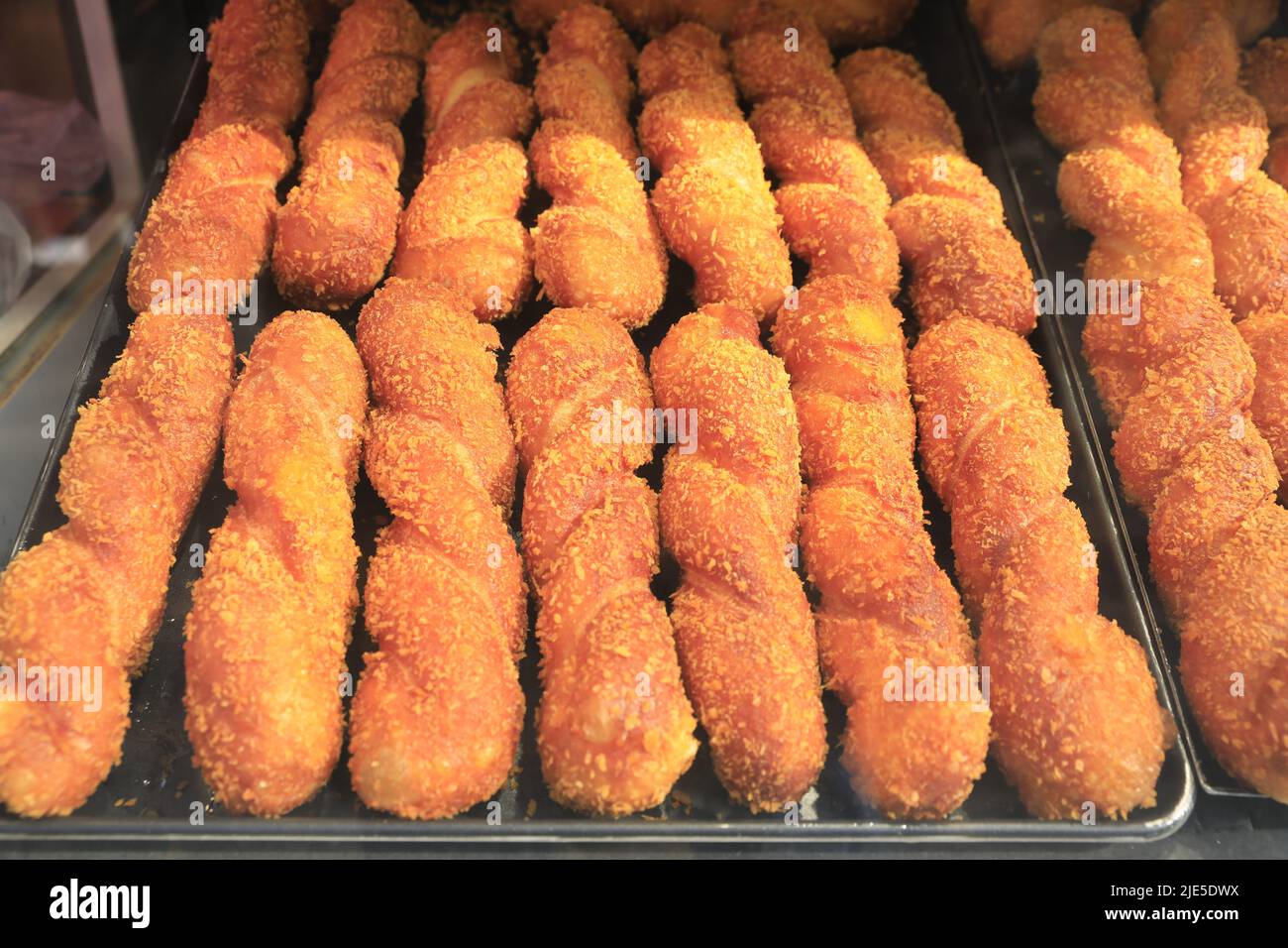 Yogurt crispy fried dough twist hi-res stock photography and images - Alamy