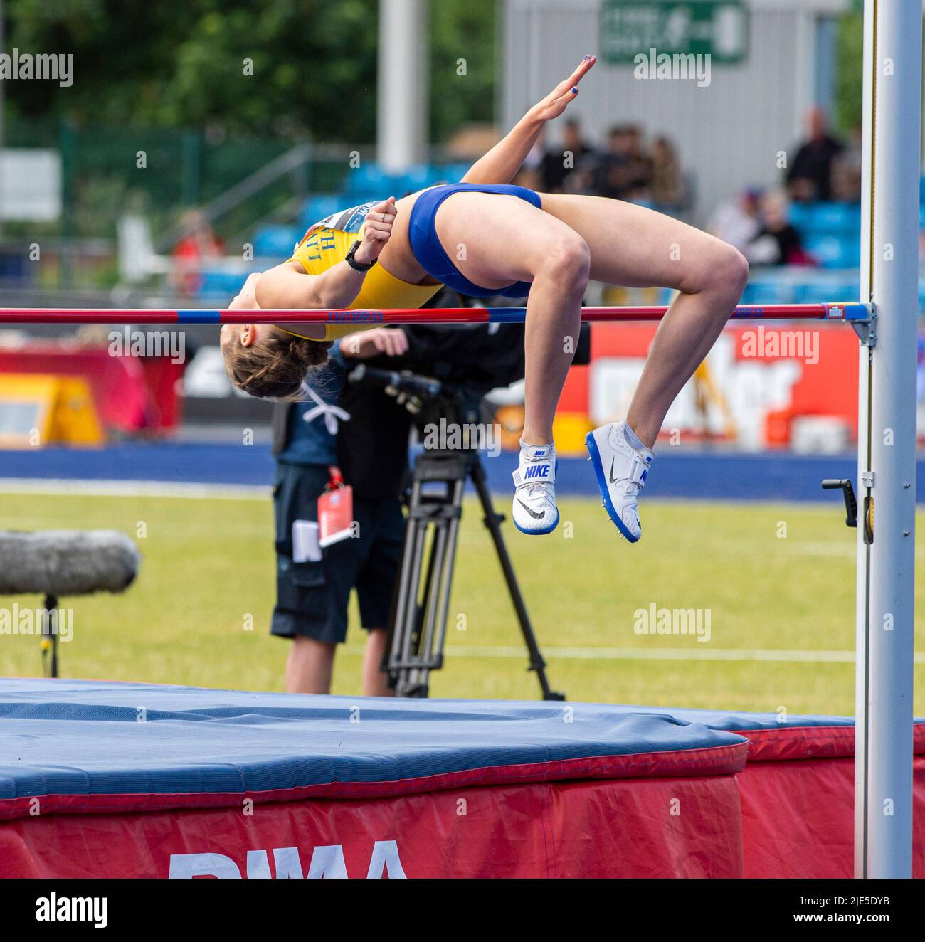 Manchester, UK. 25th June 2022. 25-6-2022: Day 2 Grace Bower during the ...