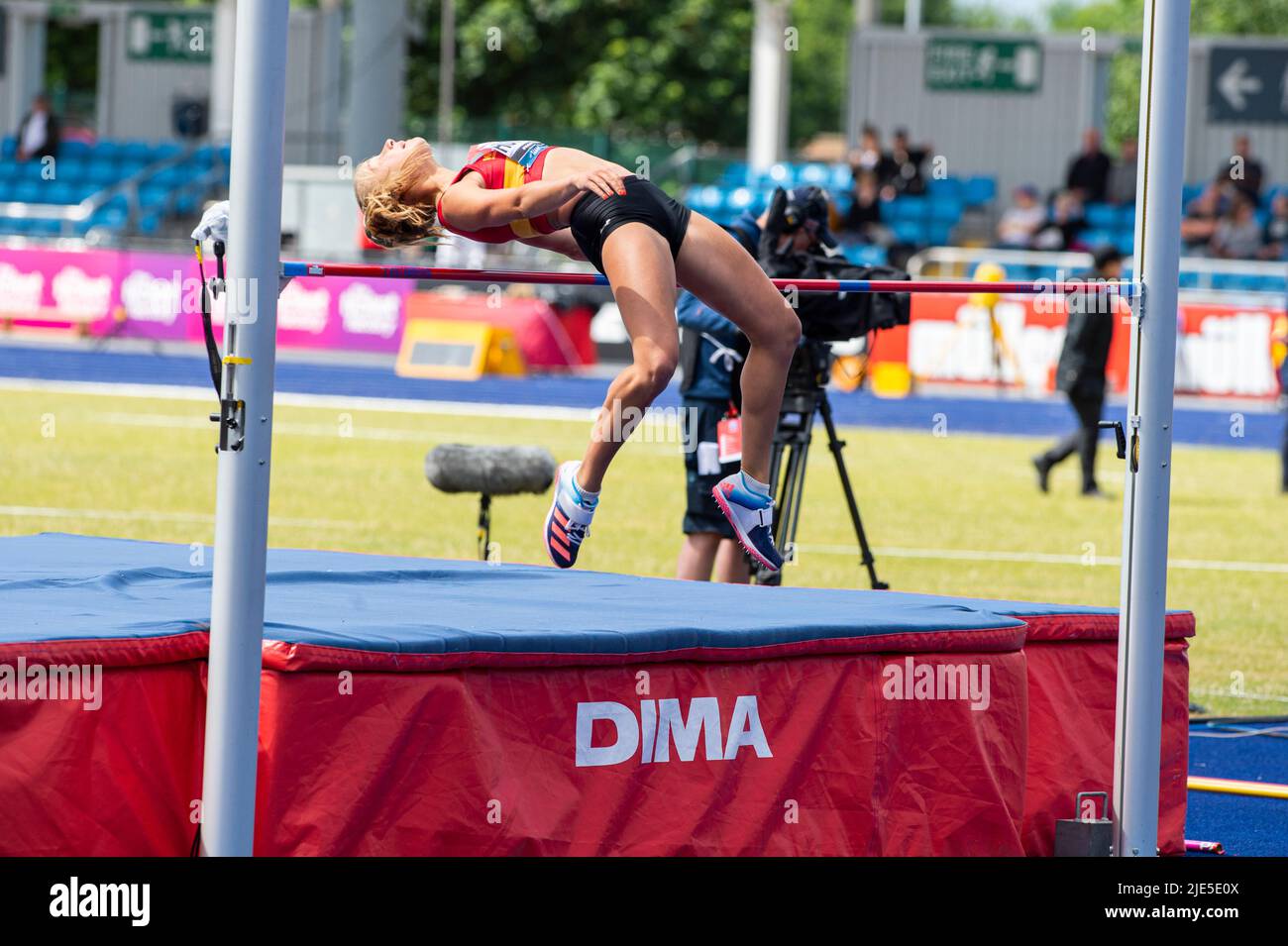 Manchester, UK. 25th June 2022. 25-6-2022: Day 2 Hutton Madison during ...