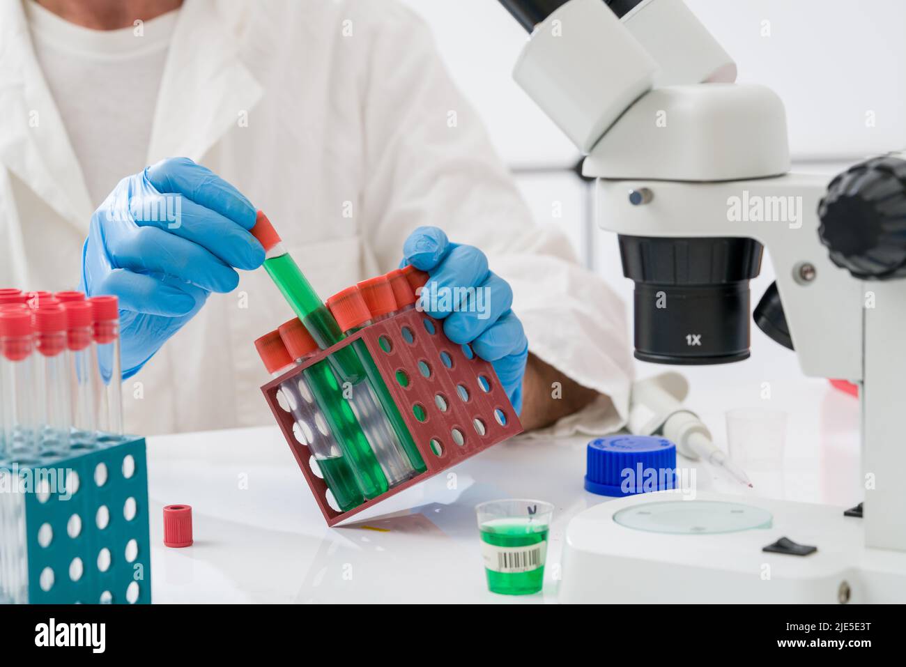 Scientific experiment in the laboratory of biological chemistry. Biochemistry, biophysics, and ...