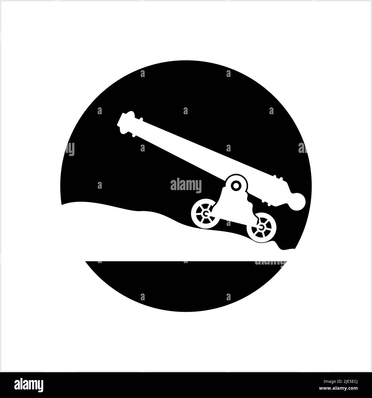 Medieval canon Stock Vector Images - Alamy