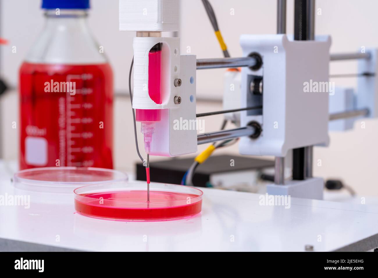 Equipment for genetic research. Medicine PCR robotics. DNA diagnostics ...