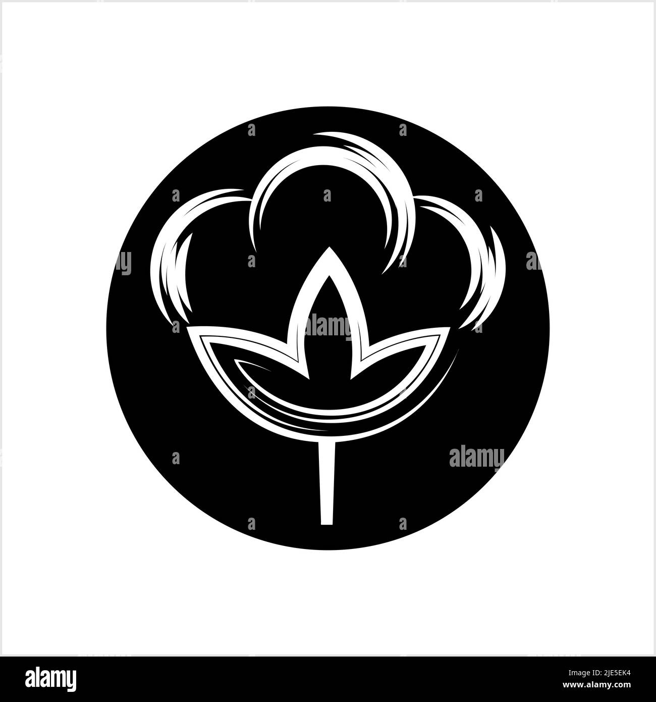 Cotton Flower Icon Collection, Cotton Ball, Cotton Fiber Vector Art ...