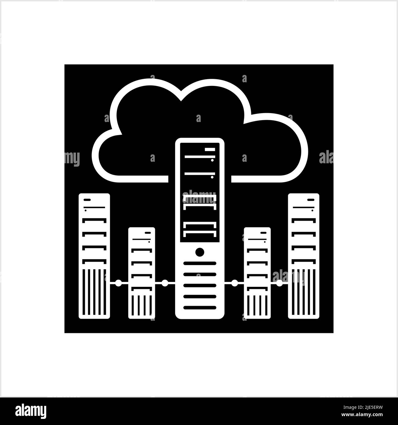 Cloud Server Icon Vector Art Illustration Stock Vector Image & Art - Alamy