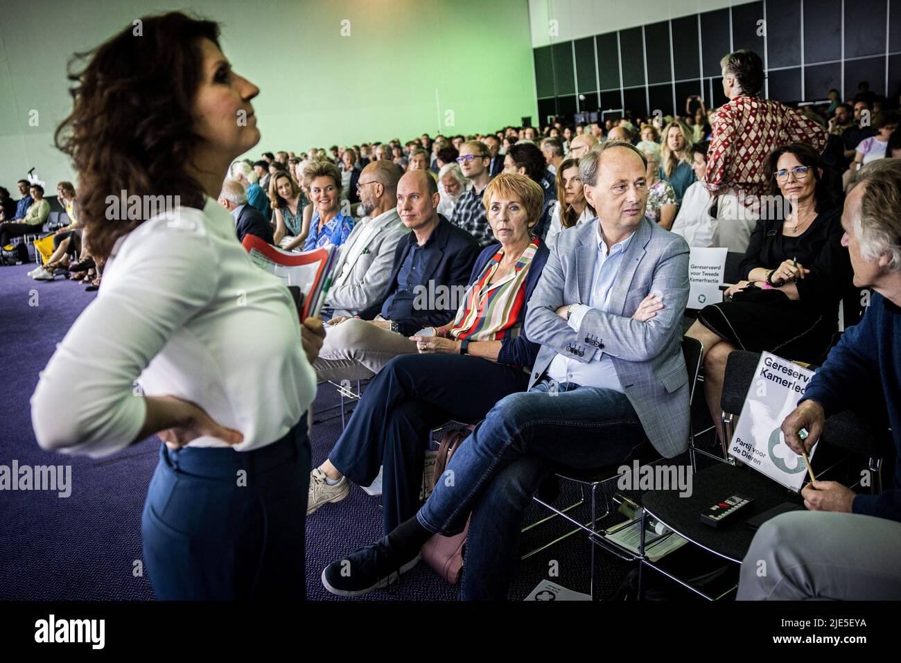 2022-06-25 11:19:40 AMSTERDAM - Party chairman Esther Ouwehand during ...