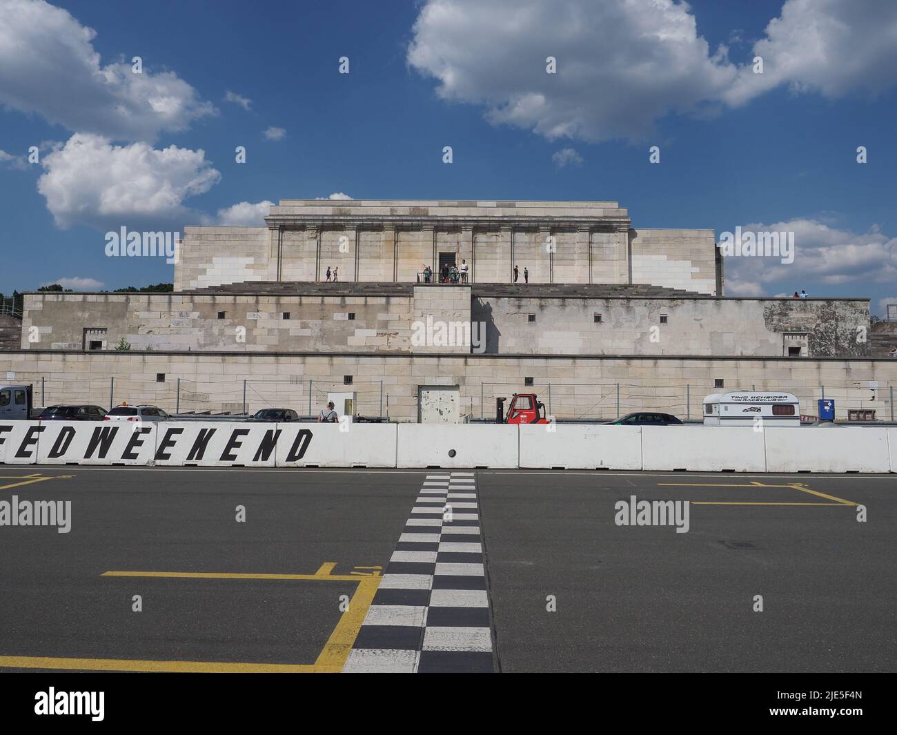 NUERNBERG, GERMANY - CIRCA JUNE 2022: Zeppelinfeld translation Zeppelin ...