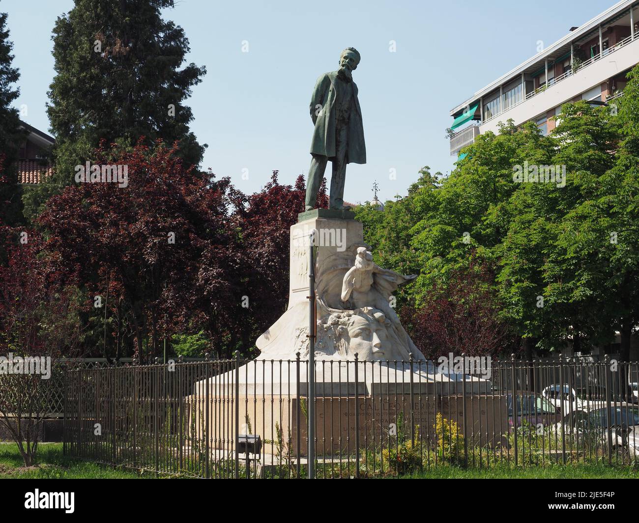 TURIN, ITALY - CIRCA MAY 2022: Monument to Italian scientist Galileo ...