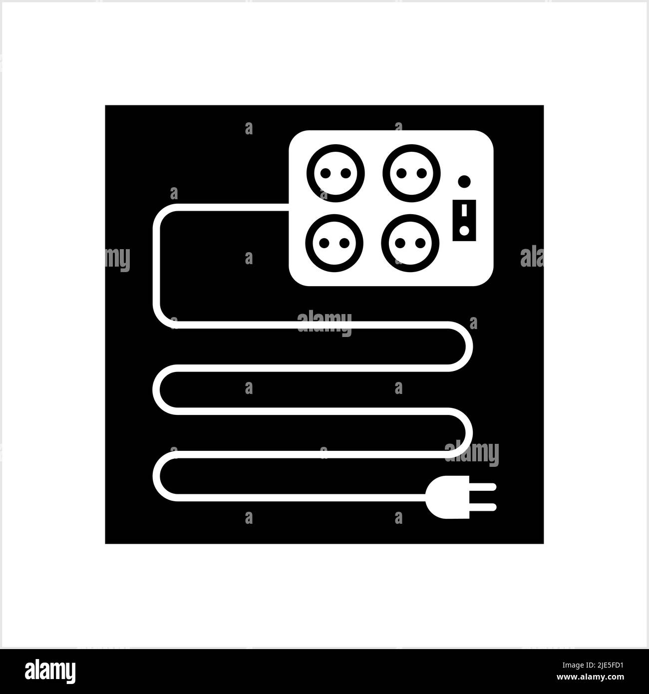 Extension Cord Icon Vector Art Illustration Stock Vector Image & Art ...