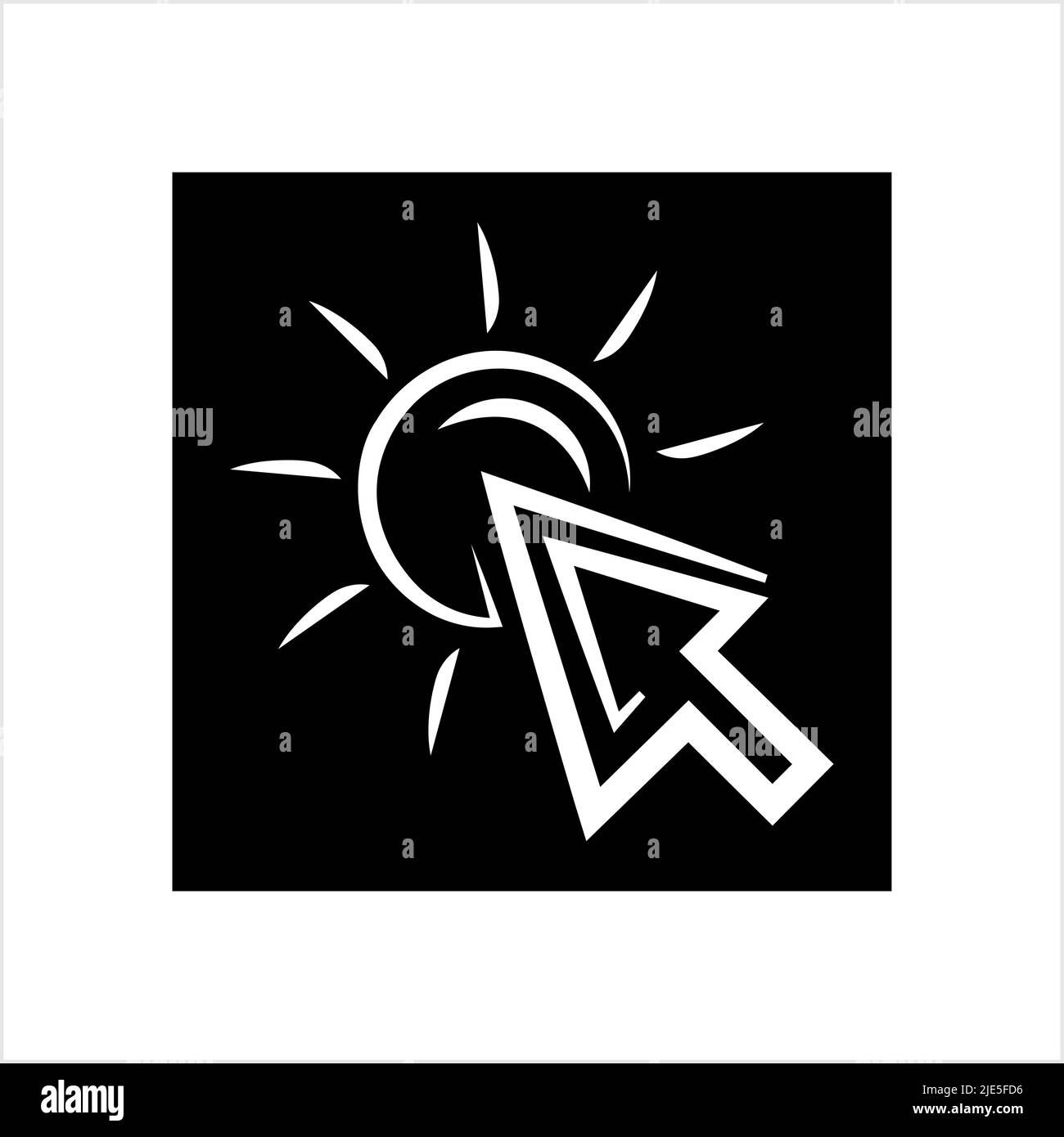 Cursor Click Icon Vector Art Illustration Stock Vector Image & Art - Alamy