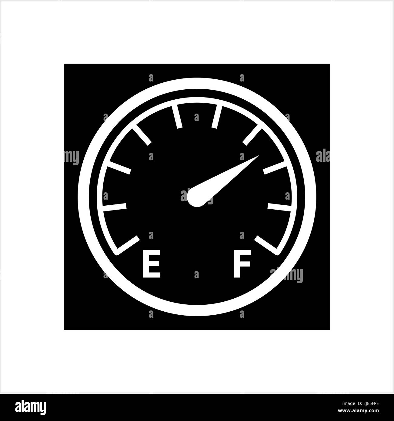 Fuel Gauge Icon Vector Art Illustration Stock Vector Image & Art - Alamy