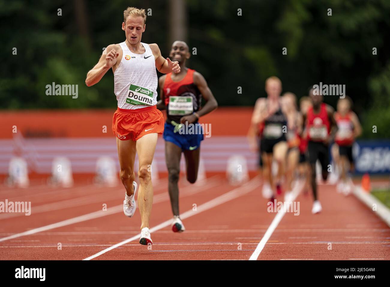 2022-06-25 11:33:17 APELDOORN - Athlete Richard Douma during the 5000 ...