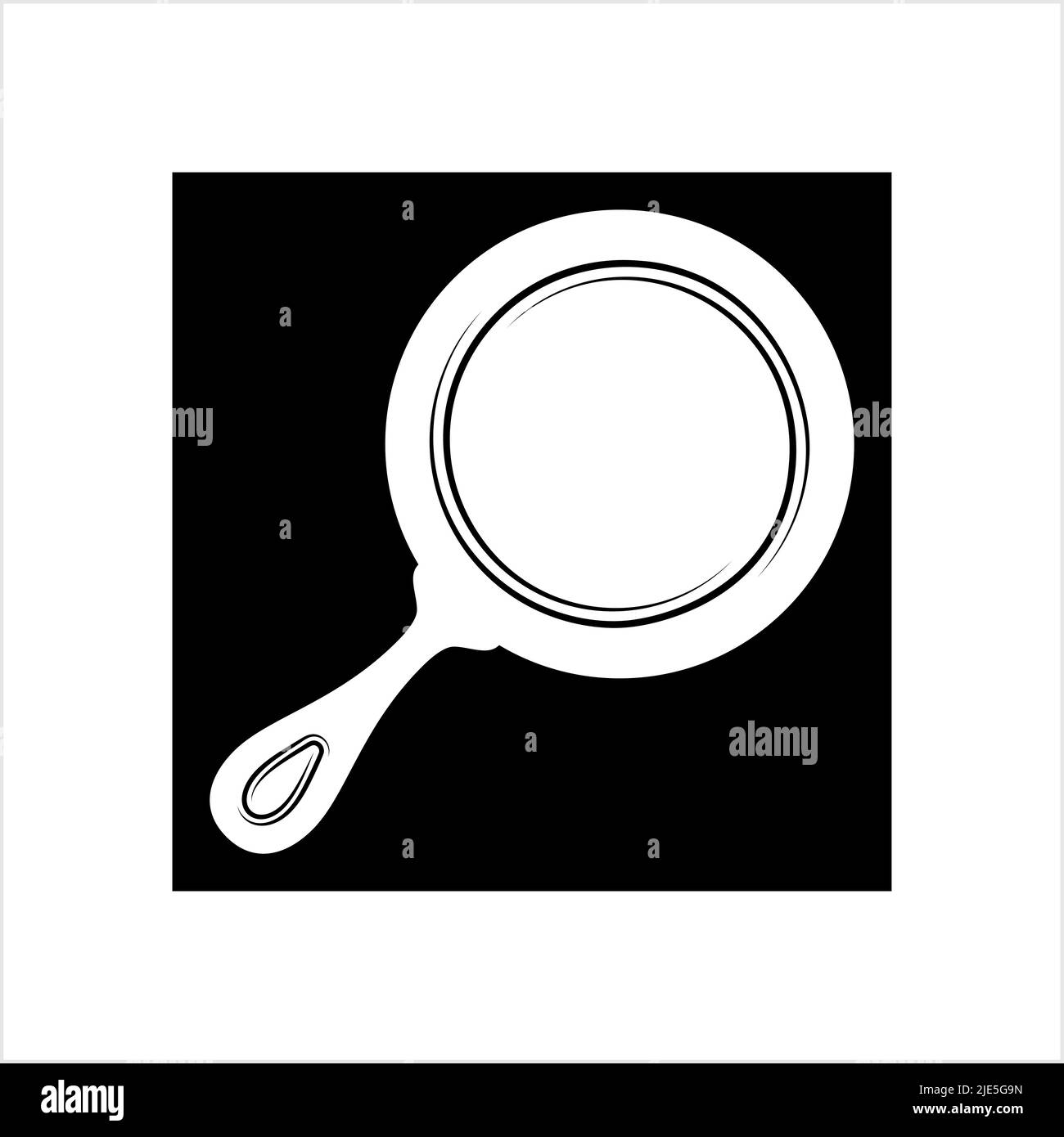 Pan Icon, Frying Pan Vector Art Illustration Stock Vector Image & Art ...