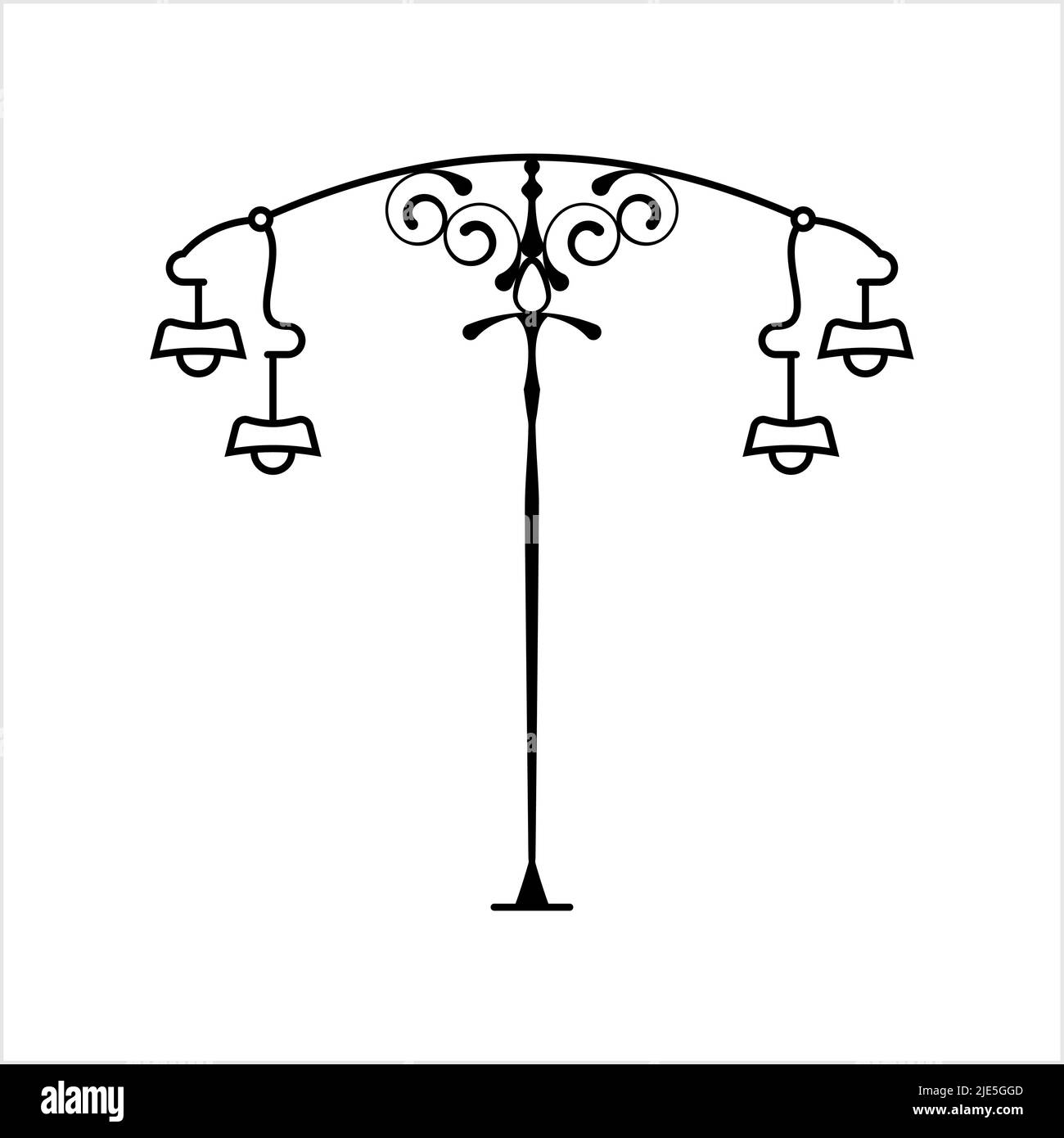 Street Light Icon Vector Art Illustration Stock Vector Image & Art - Alamy