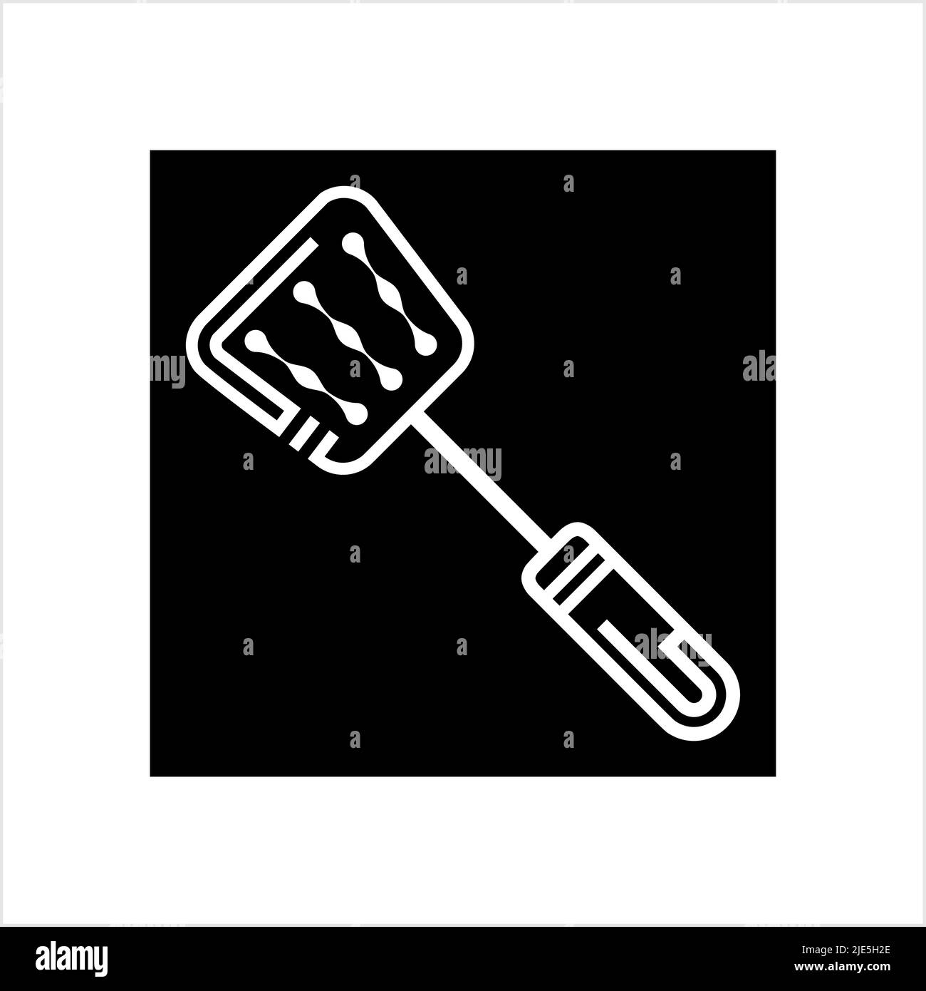 Spatula Icon, Spatula Vector Art Illustration Stock Vector Image & Art ...