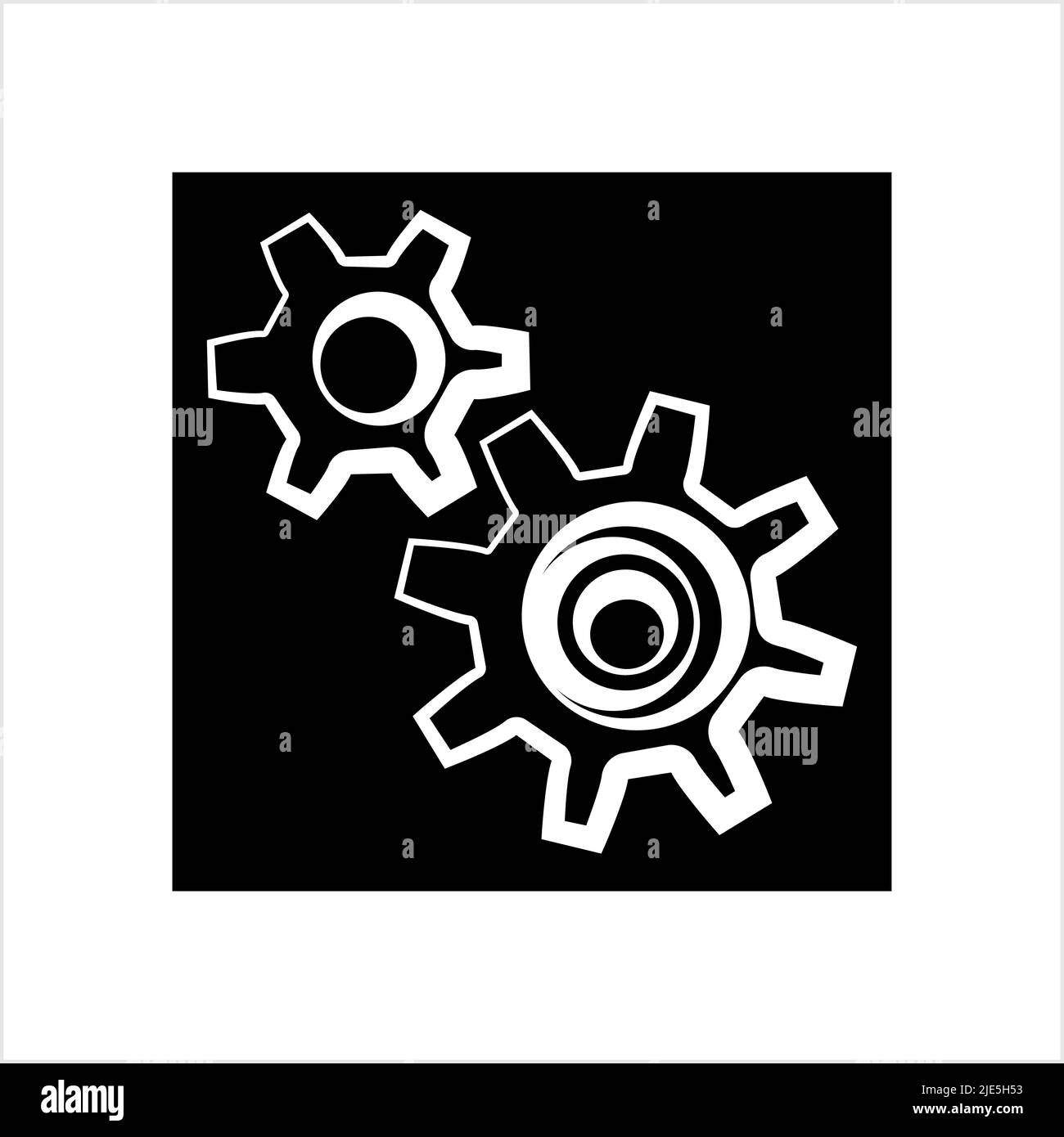 Setting Icon, Gear, User Preference Setting Vector Art Illustration Stock Vector Image & Art - Alamy