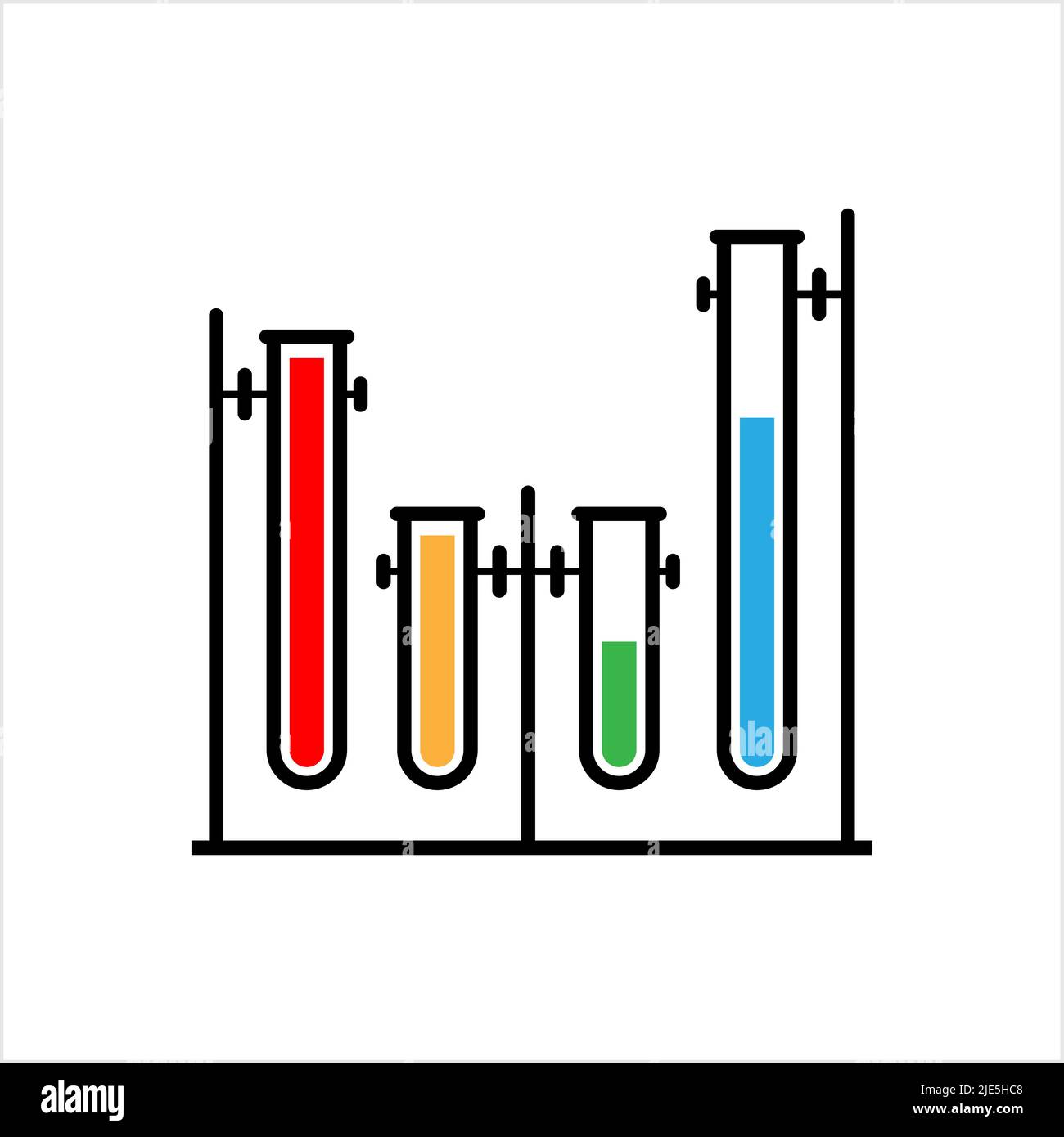 Test Tube Icon Vector Art Illustration Stock Vector Image & Art - Alamy