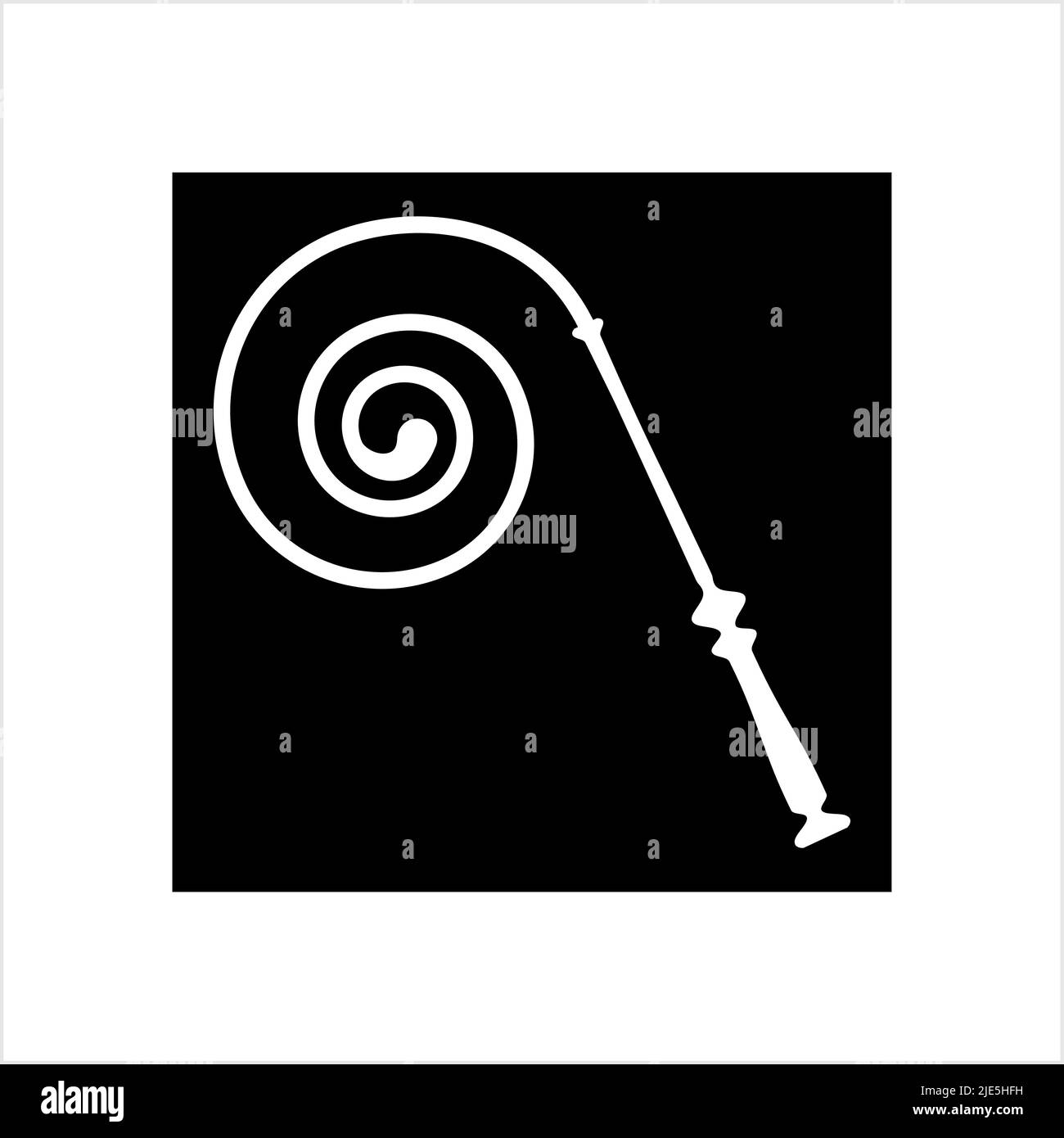 Whip Icon, Riding Whip Icon Vector Art Illustration Stock Vector Image ...