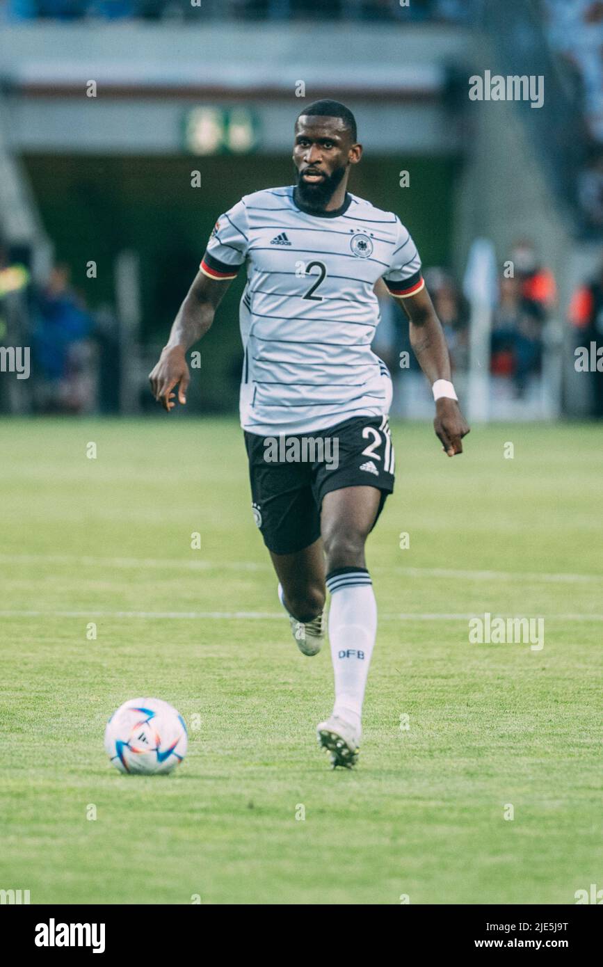 Mönchengladbach, Borussia-Park, 14.06.22: Antonio Ruediger (Germany) am ...
