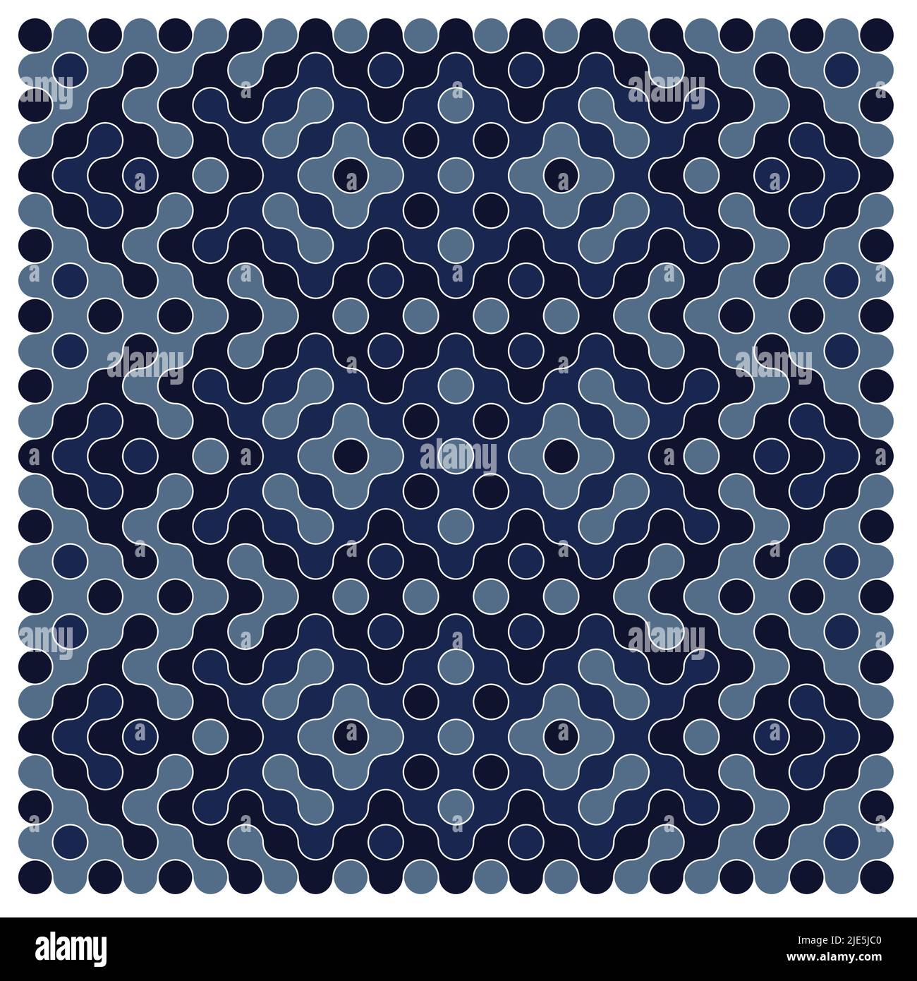 Random color rounded truchet tiling illustration Stock Vector Image ...