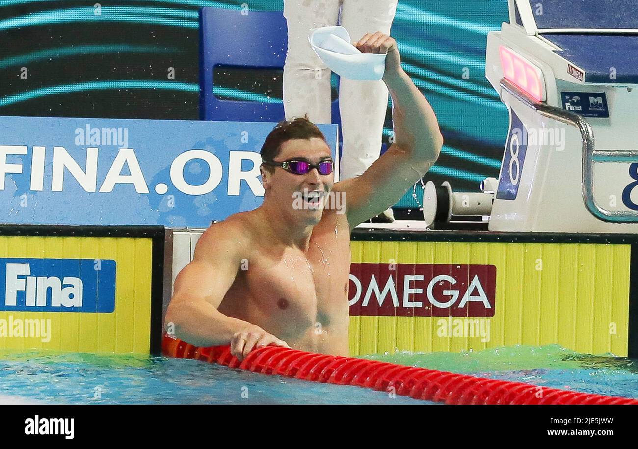 Maxime Grousset of France Bronze medal, 50 M Freestyle Men during the ...