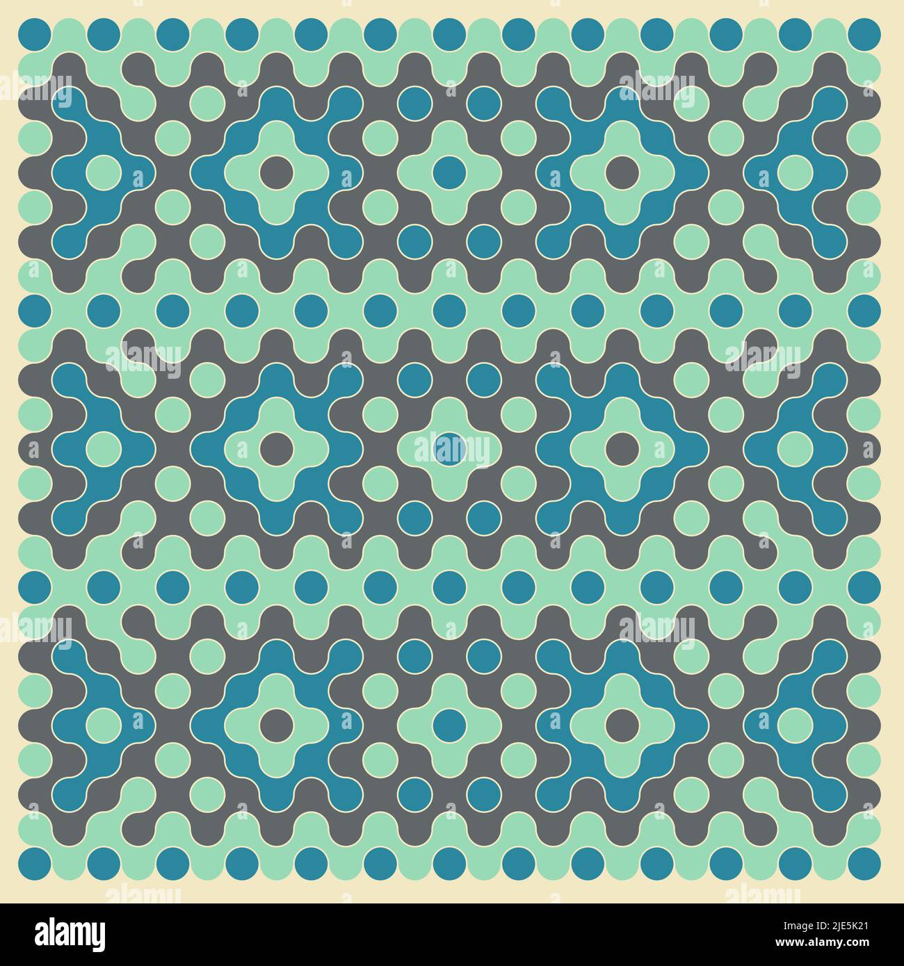 Random color rounded truchet tiling illustration Stock Vector Image ...