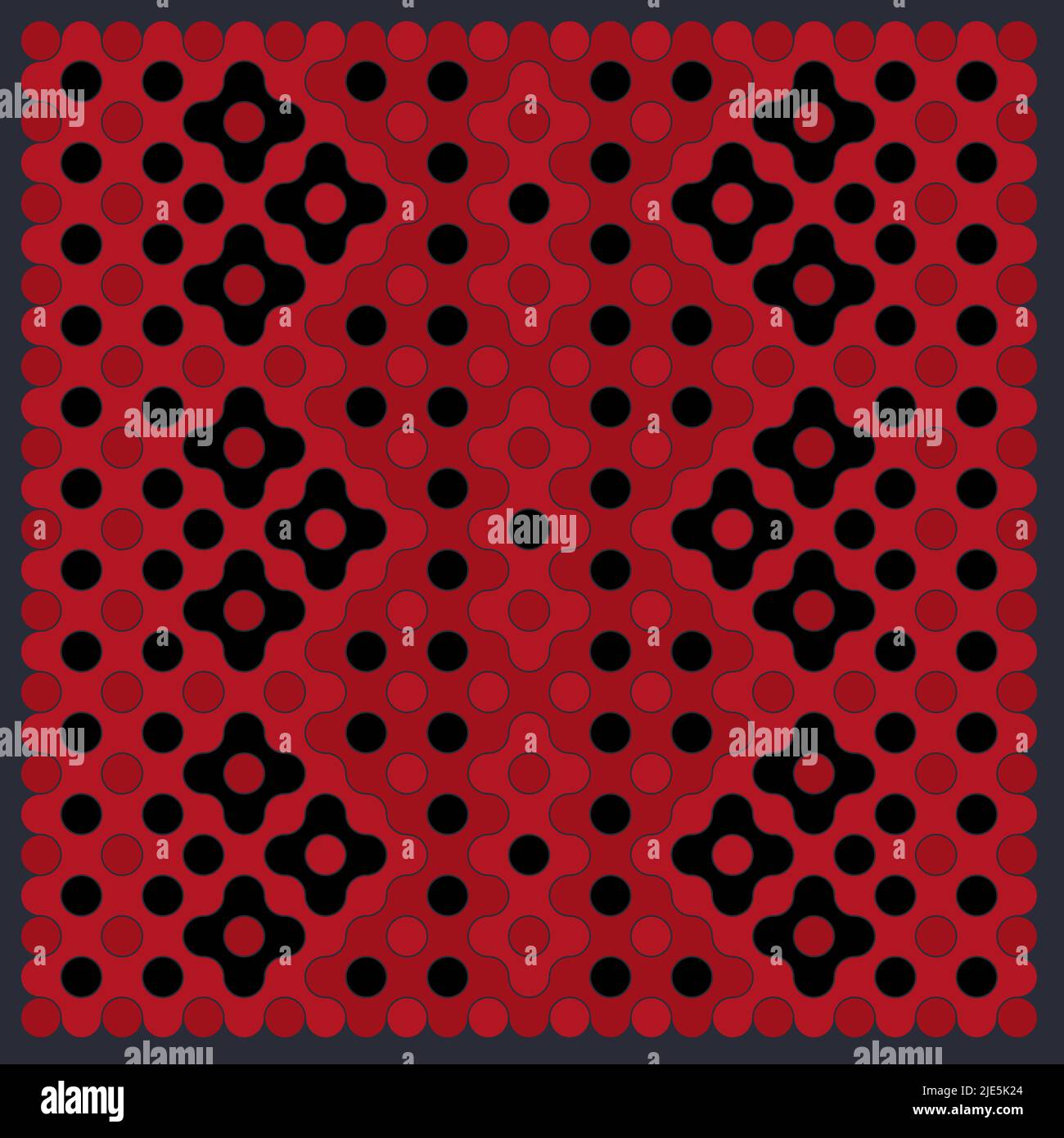 Random color rounded truchet tiling illustration Stock Vector Image ...