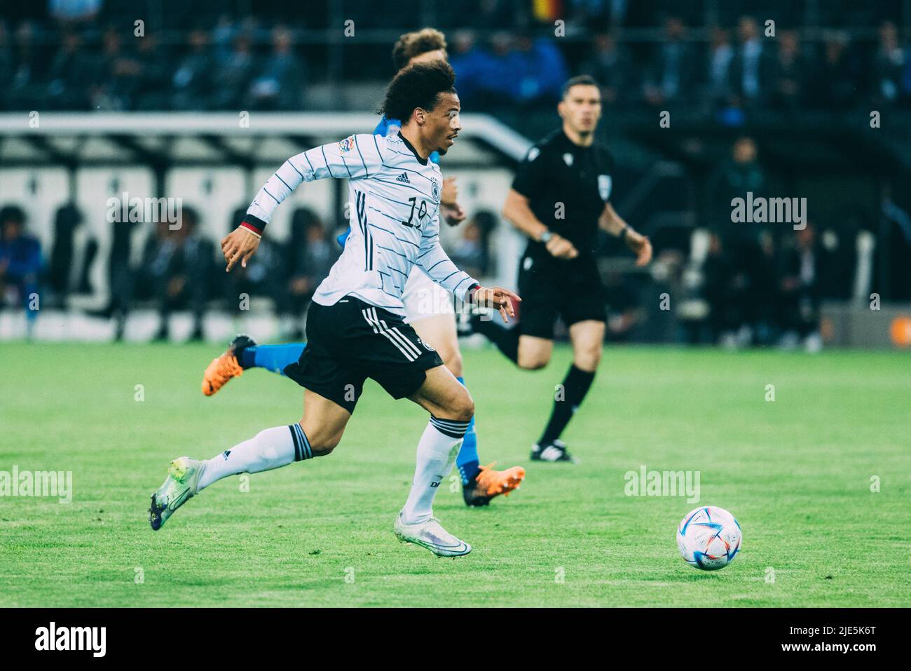 Mönchengladbach, Borussia-Park, 14.06.22: Leroy Sane (Germany) beim ...