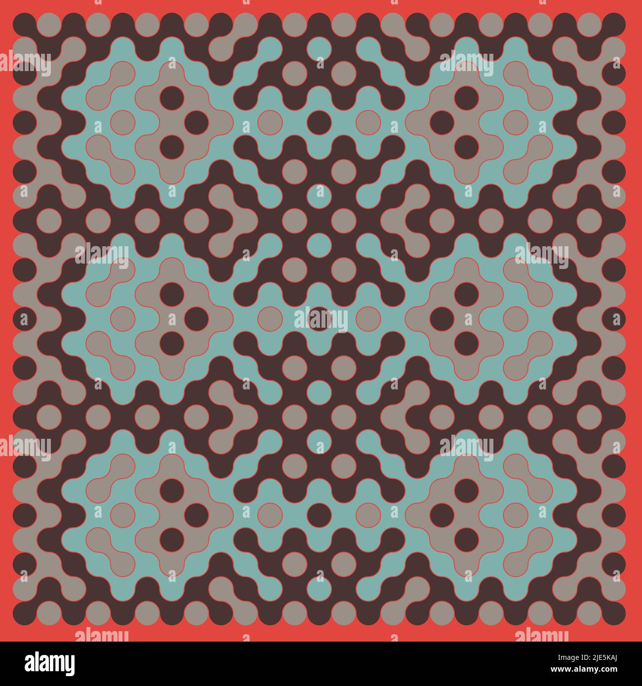 Random color rounded truchet tiling illustration Stock Vector Image & Art - Alamy