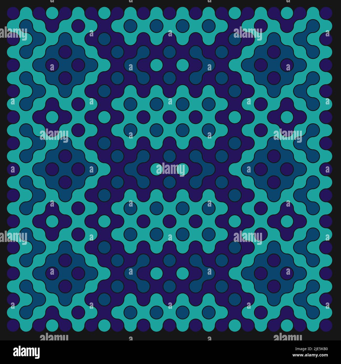 Random color rounded truchet tiling illustration Stock Vector Image ...