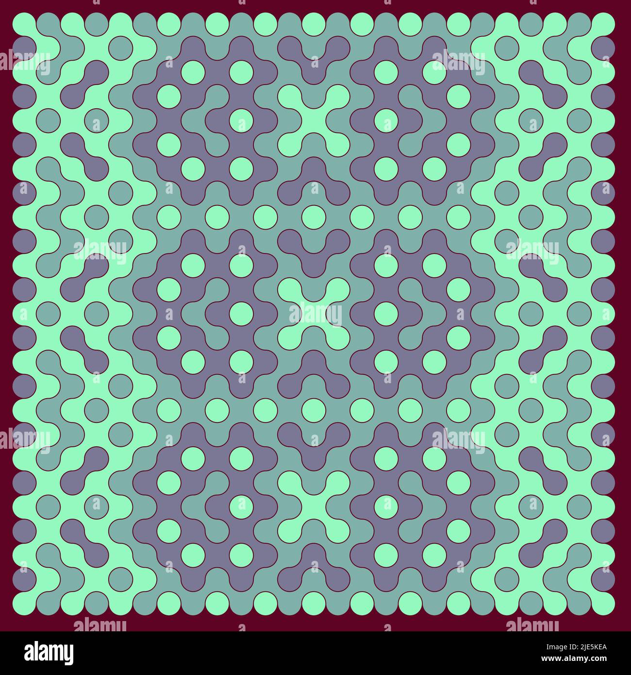 Random color rounded truchet tiling illustration Stock Vector Image ...