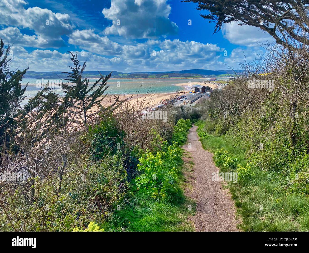 Exmouth seafront in Devon Stock Photo - Alamy