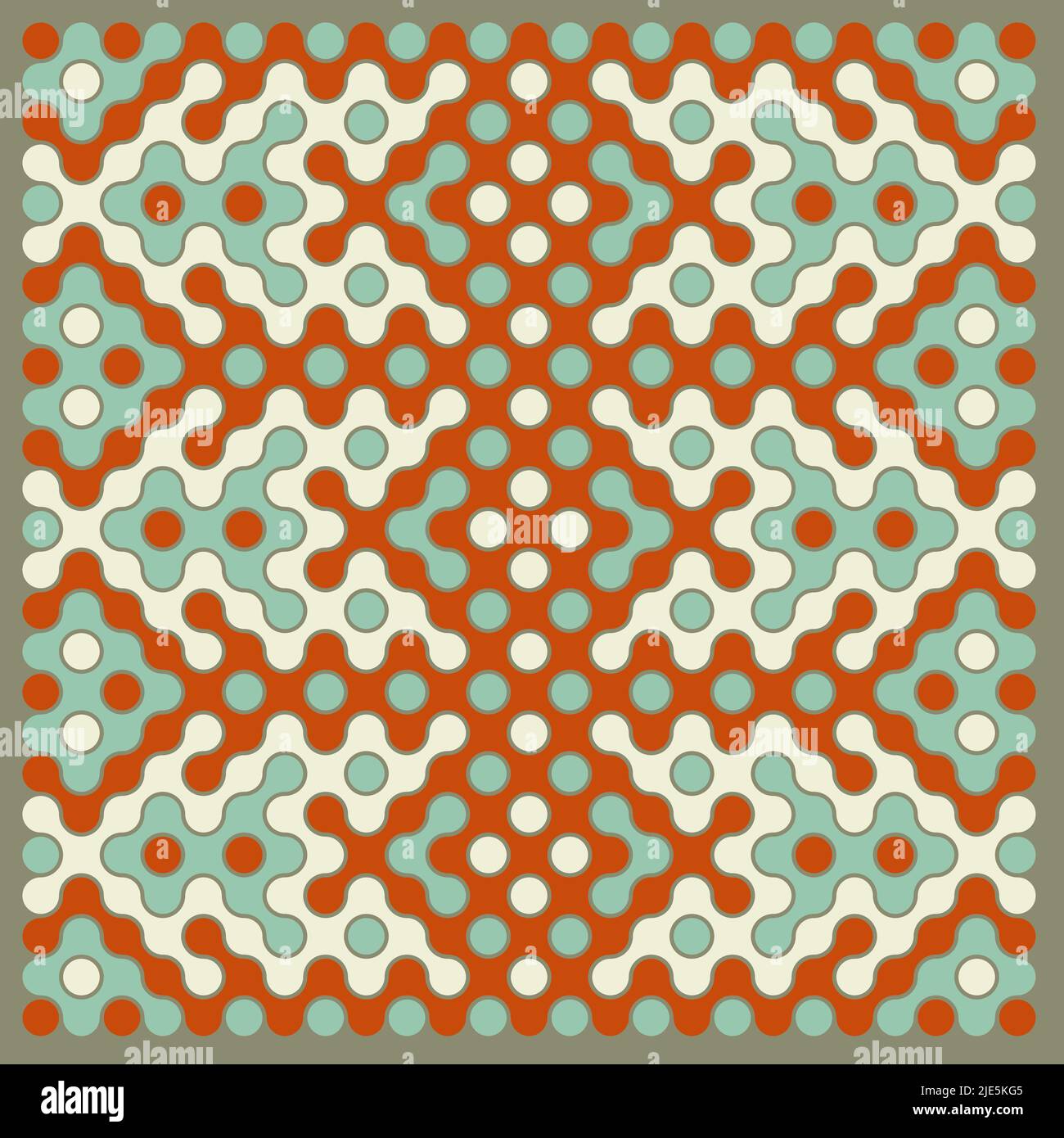 Random color rounded truchet tiling illustration Stock Vector Image ...