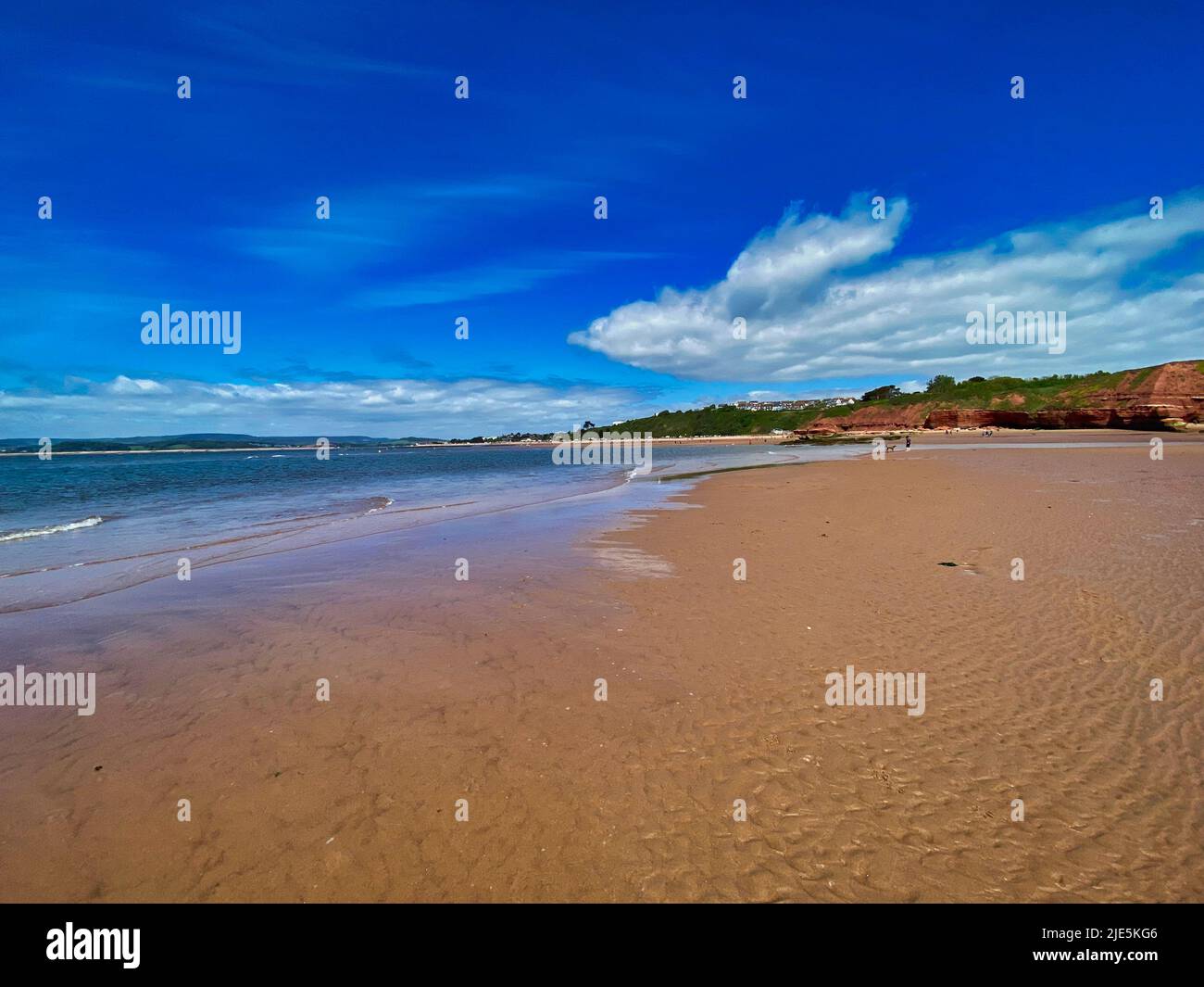 Exmouth seafront in Devon Stock Photo - Alamy