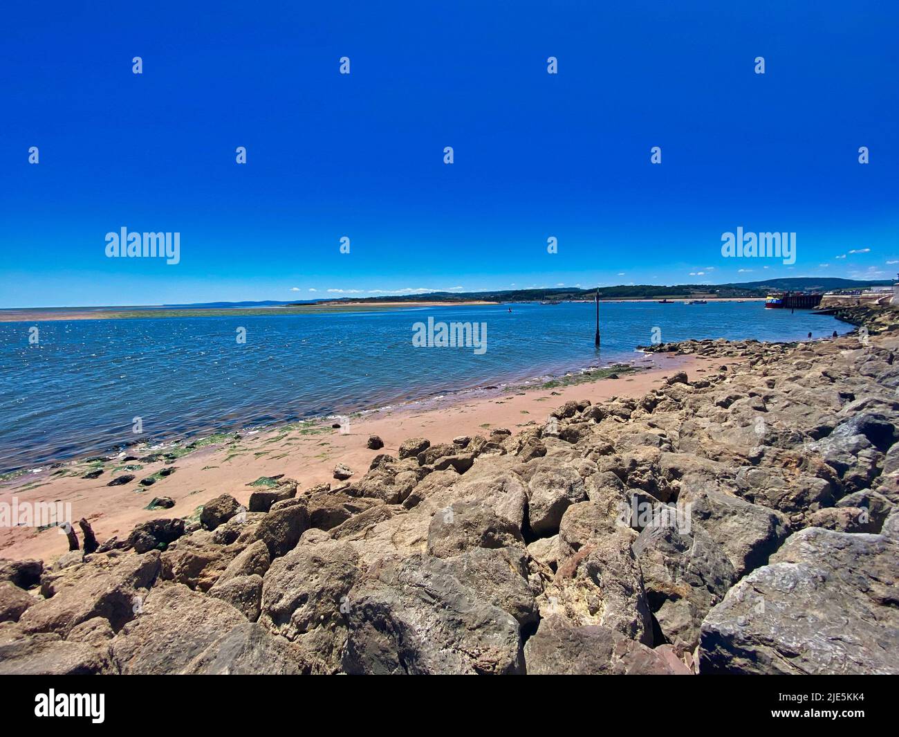 Exmouth seafront in Devon Stock Photo - Alamy