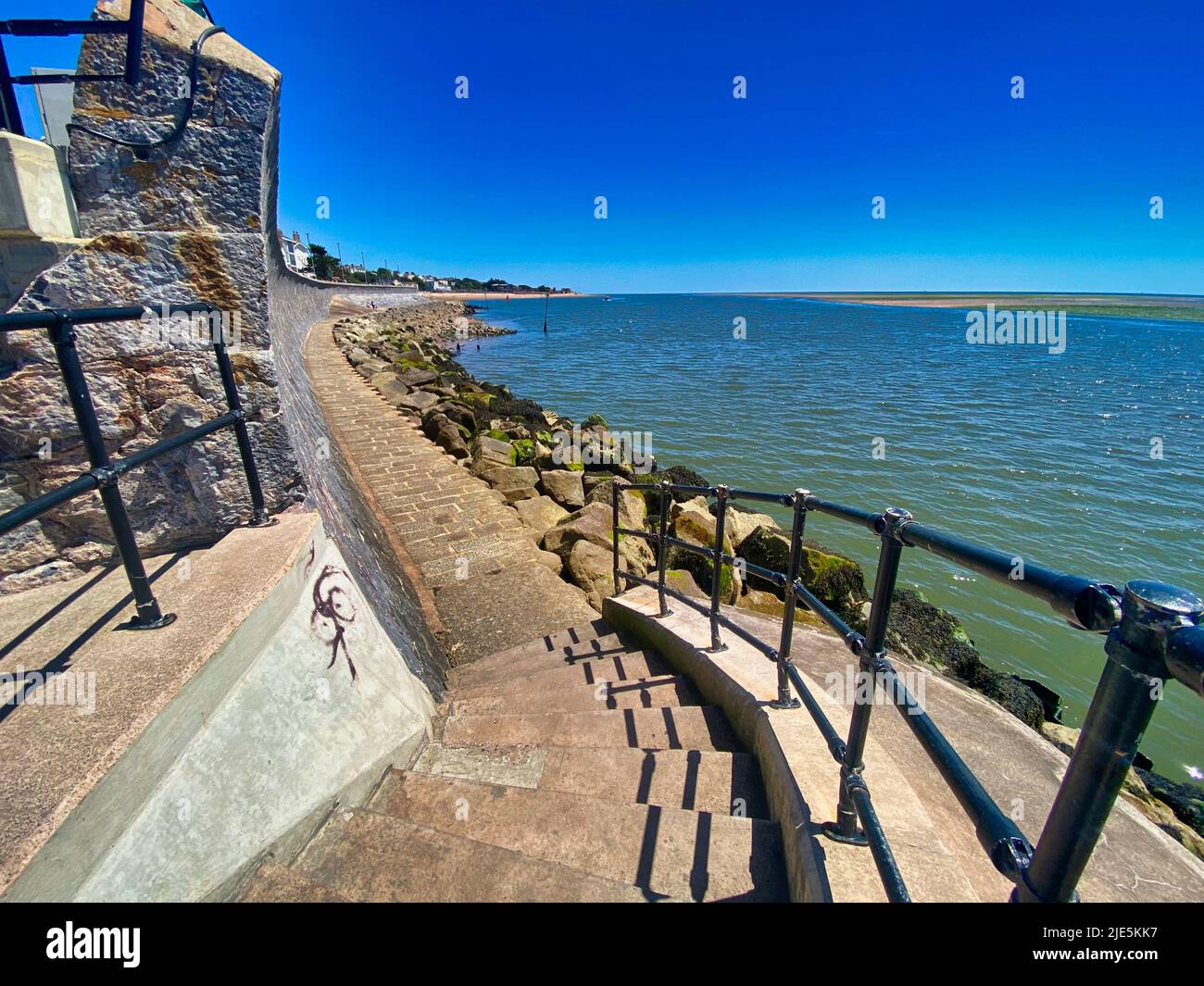 Exmouth seafront in Devon Stock Photo - Alamy