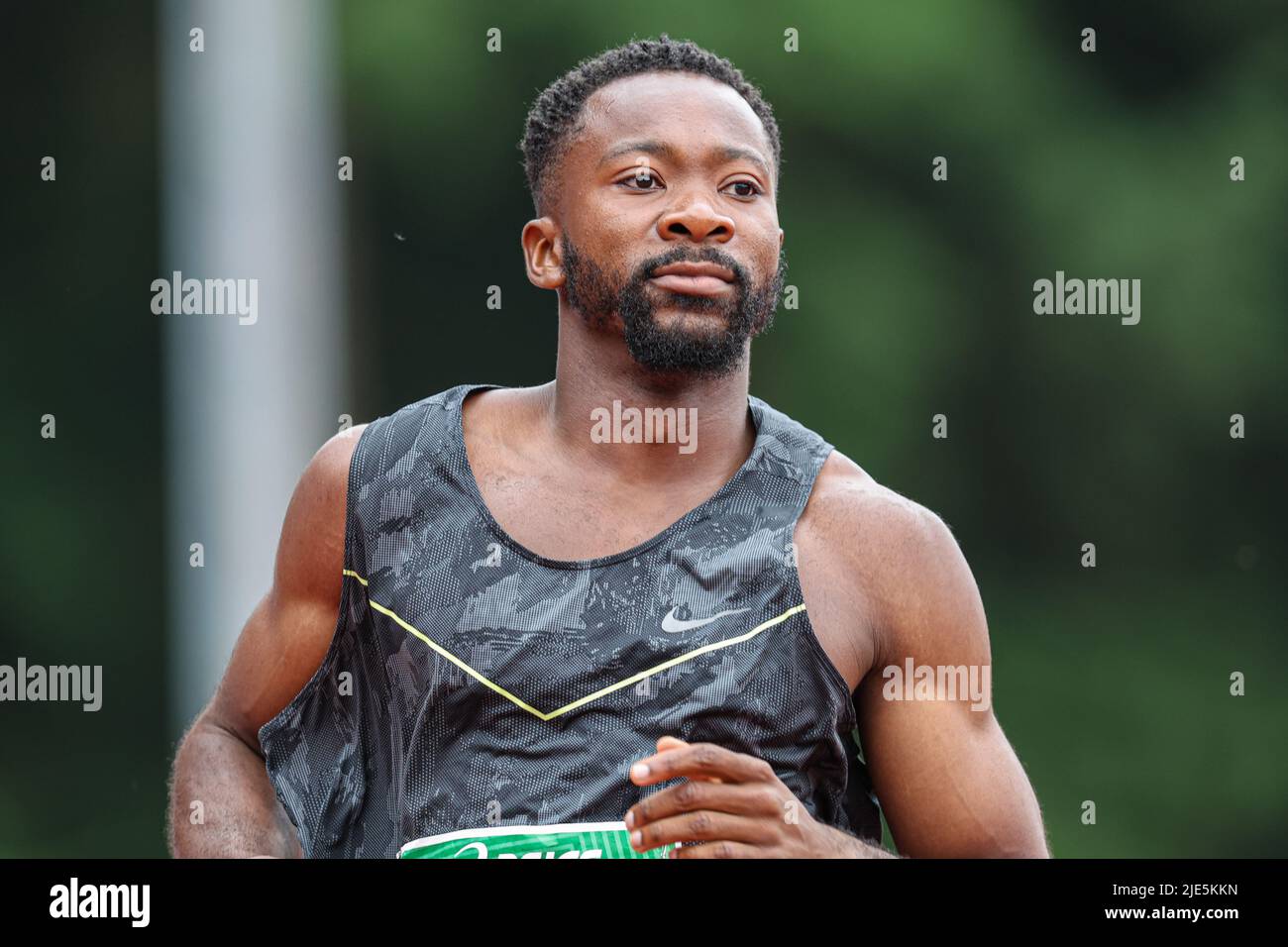 APELDOORN, NETHERLANDS - JUNE 25: Jeffrey Bonsu of The Netherlands ...
