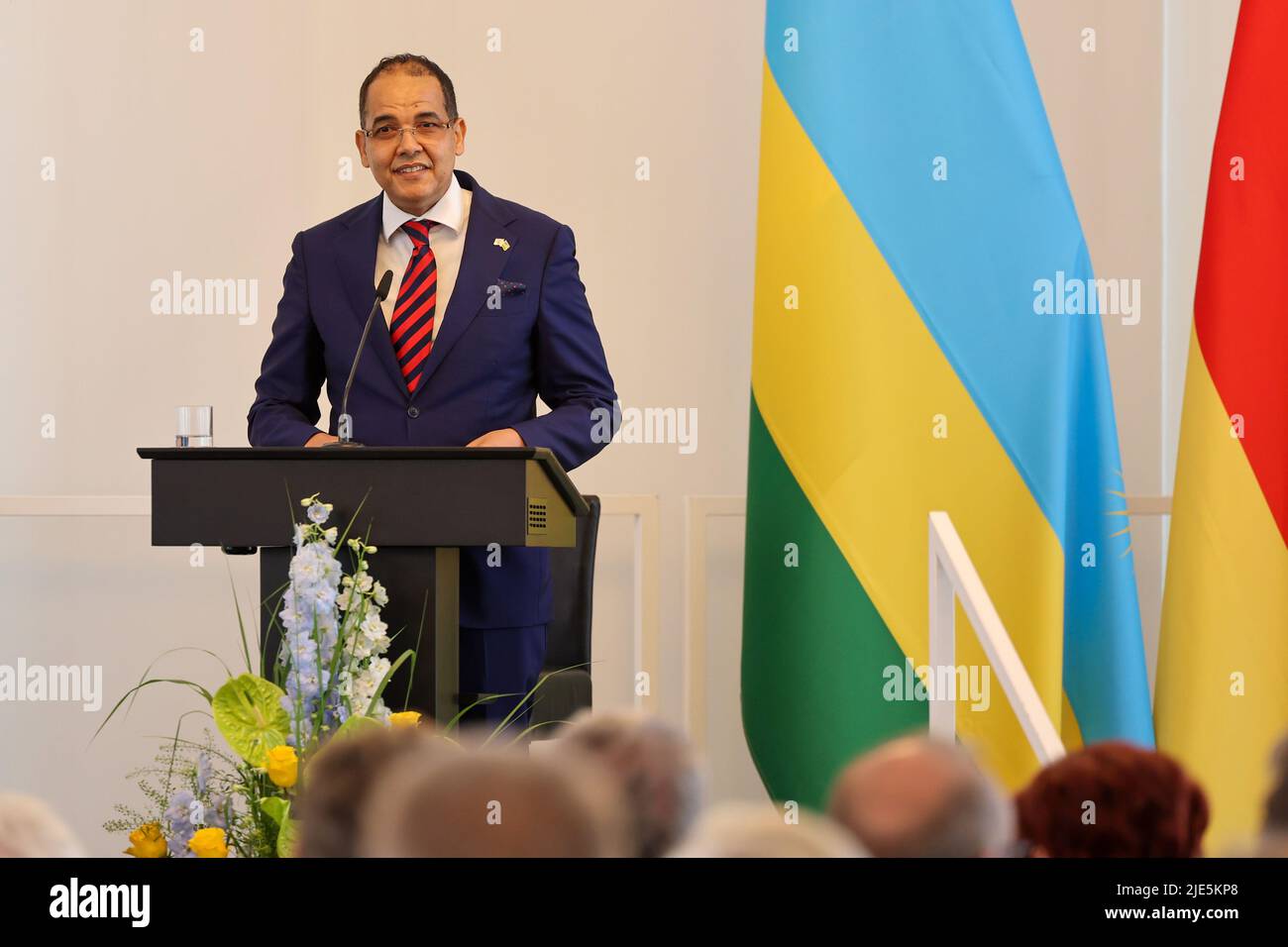 Mainz, Germany. 23rd June, 2022. Igor César, Ambassador of Rwanda ...