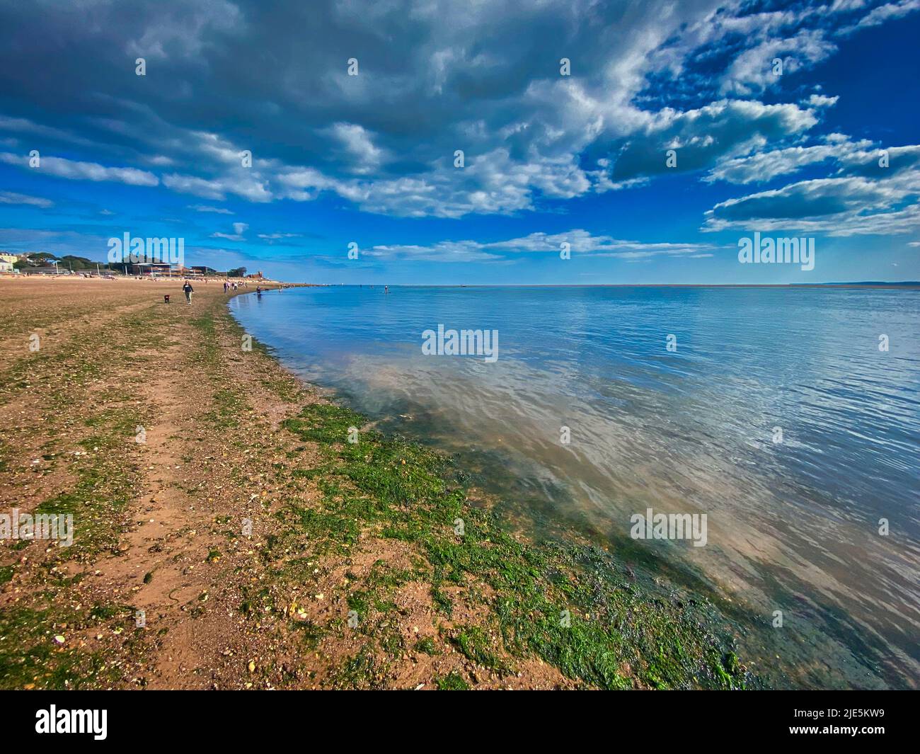 Exmouth seafront in Devon Stock Photo - Alamy