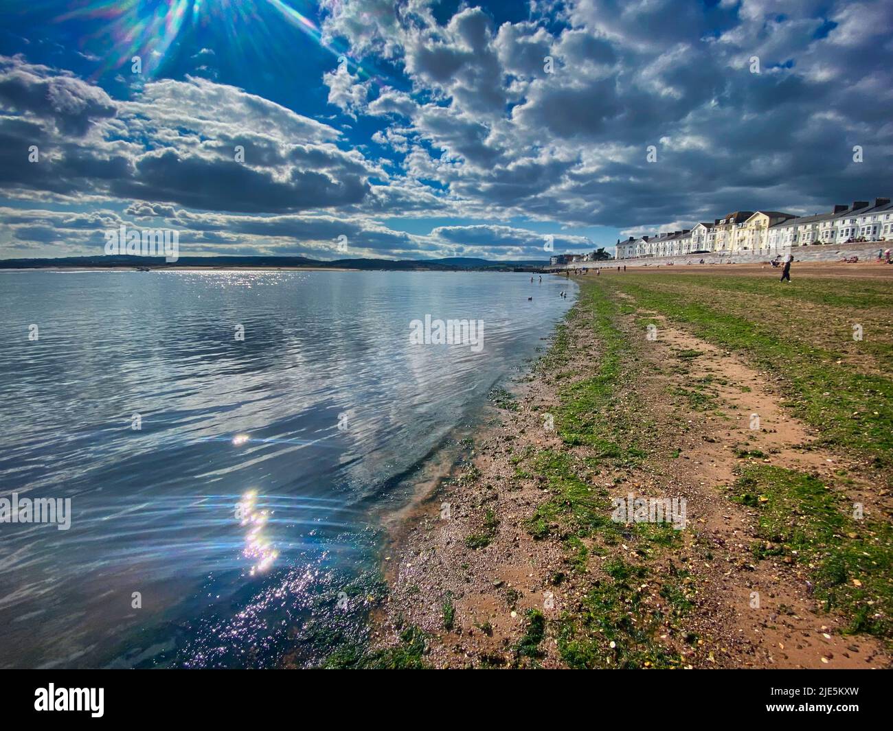 Exmouth seafront in Devon Stock Photo - Alamy