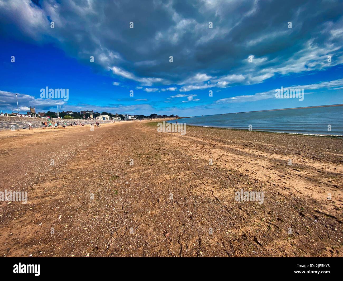 Exmouth seafront in Devon Stock Photo - Alamy