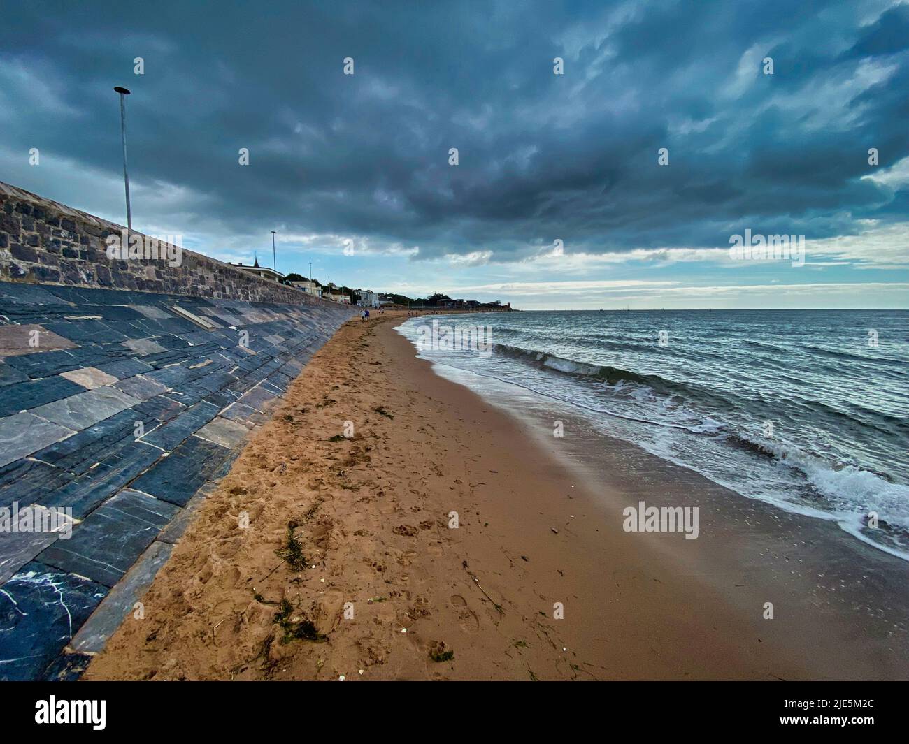 Exmouth seafront in Devon Stock Photo - Alamy