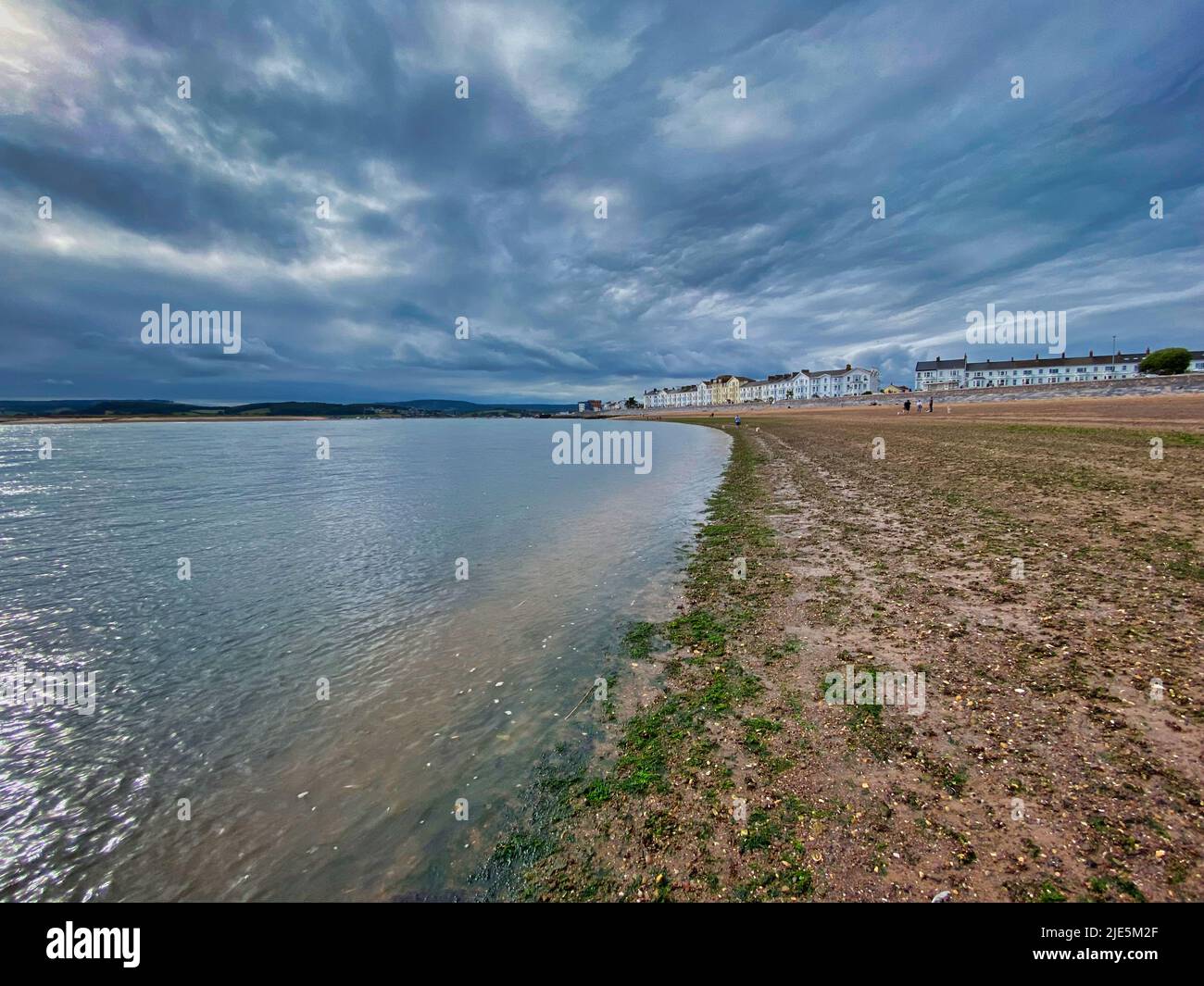 Exmouth seafront in Devon Stock Photo - Alamy