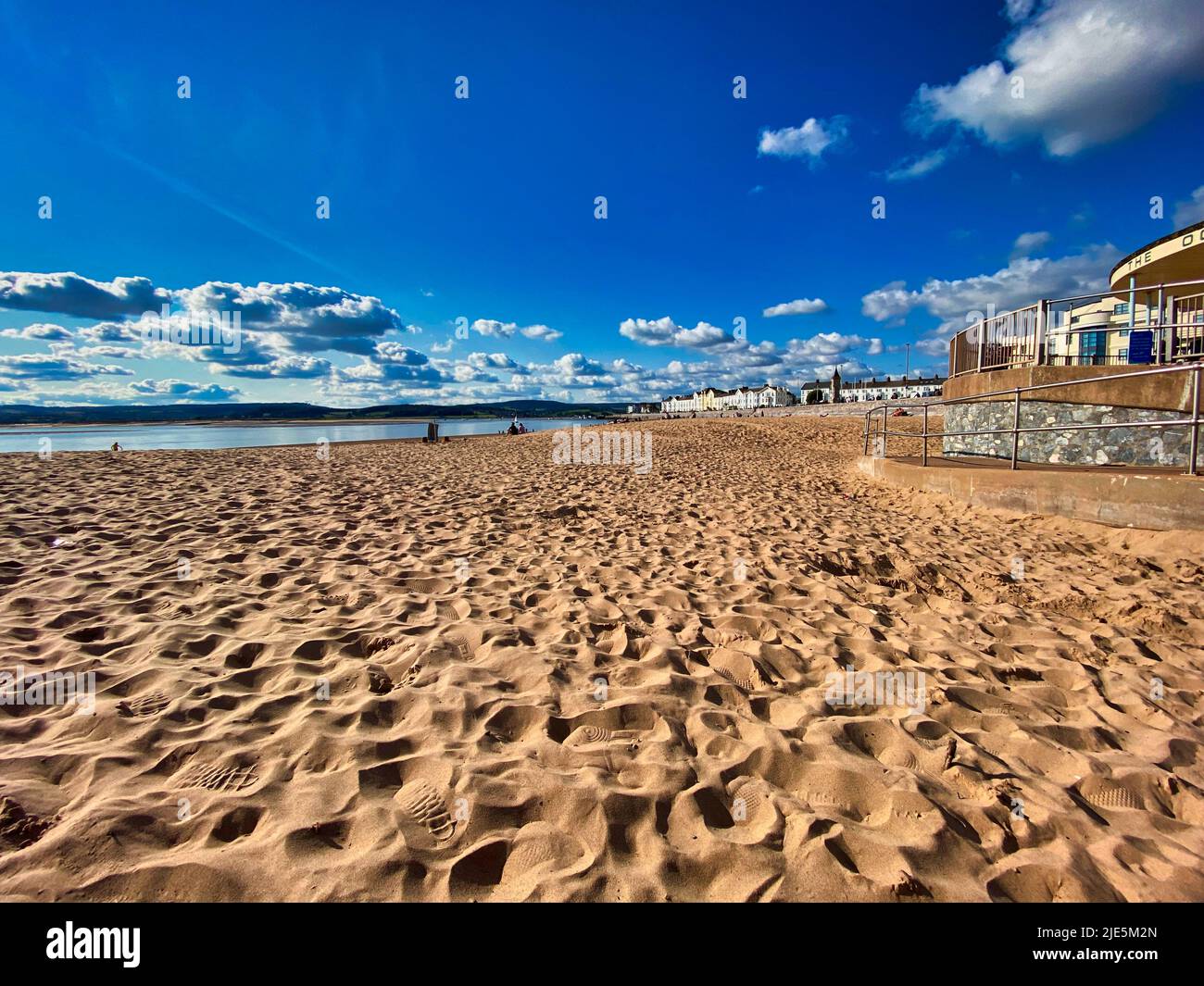 Exmouth seafront in Devon Stock Photo - Alamy