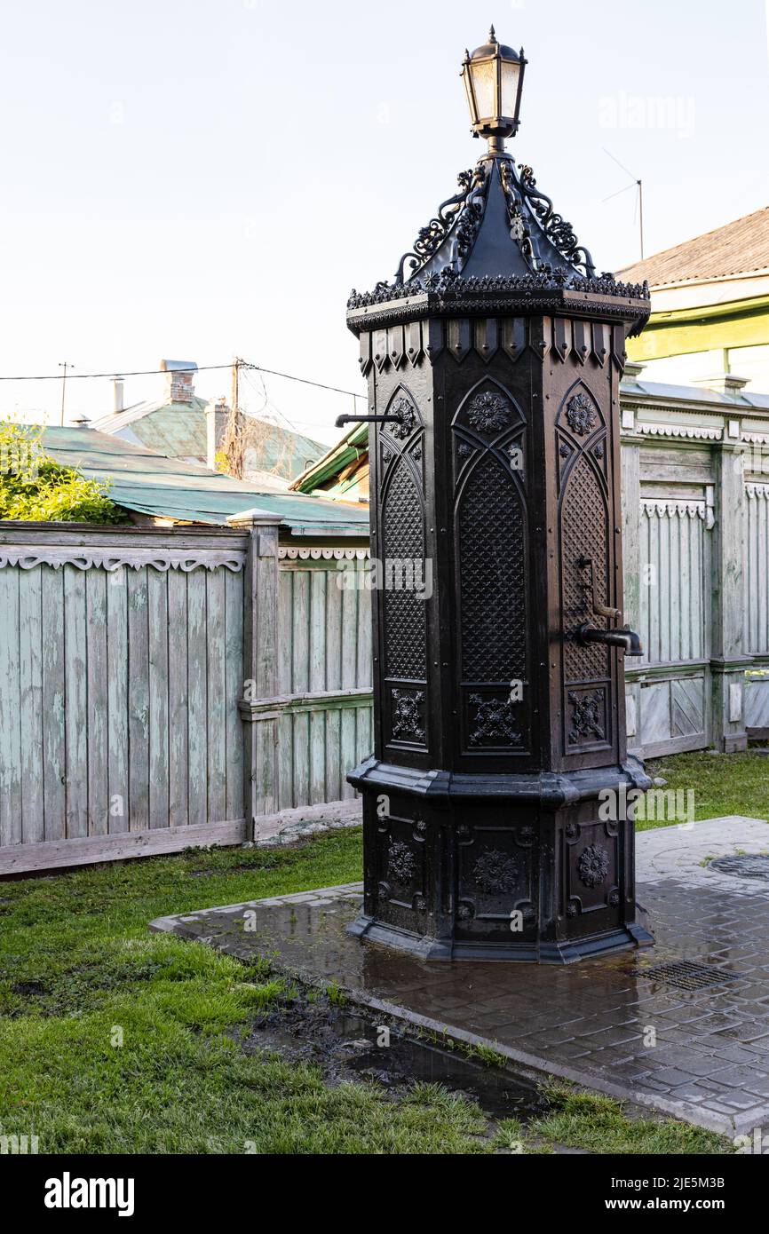 old water column of Kolomna water supply. Сonstruction of water ...