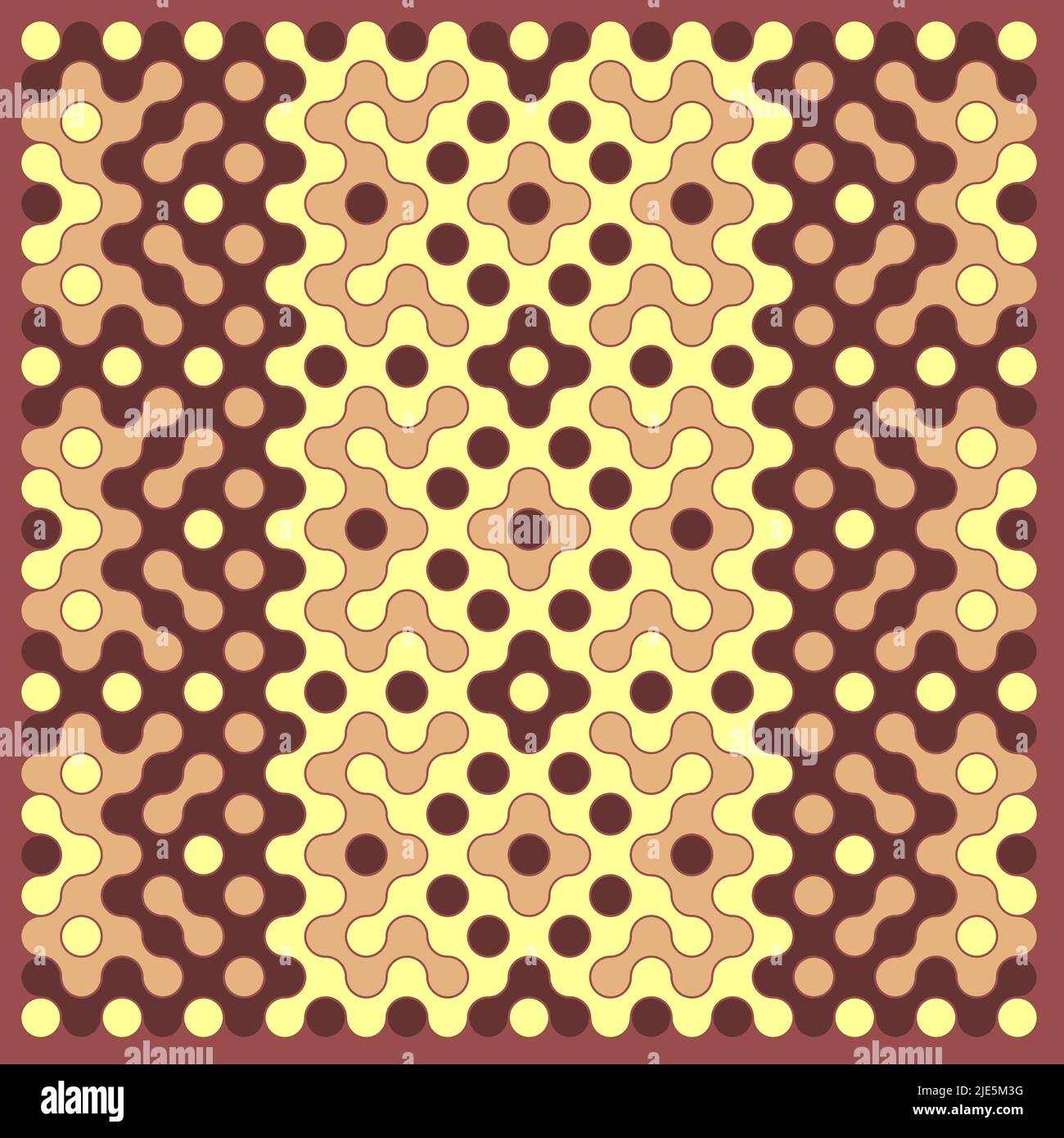 Random color rounded truchet tiling illustration Stock Vector Image ...