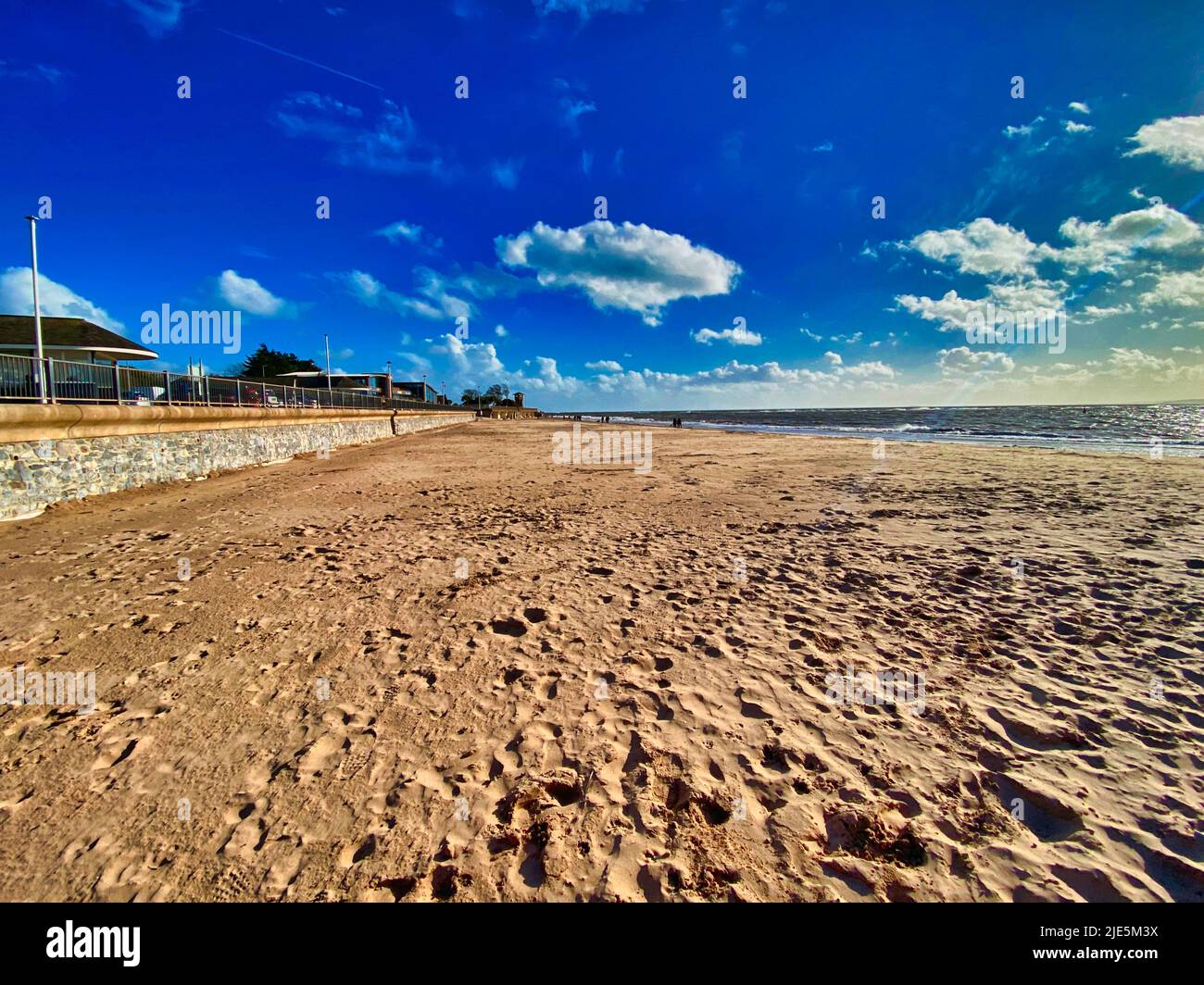 Exmouth seafront in Devon Stock Photo - Alamy