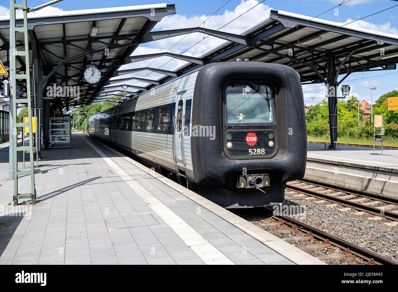 DSB IC3 InterCity train at Rendsburg station Stock Photo - Alamy