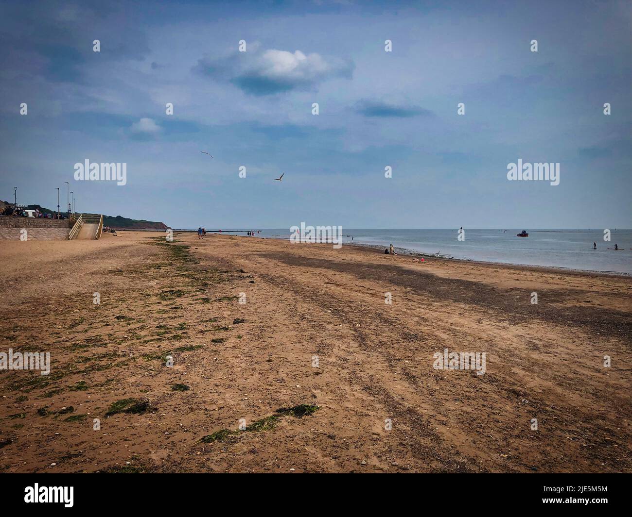 Exmouth seafront in Devon Stock Photo - Alamy
